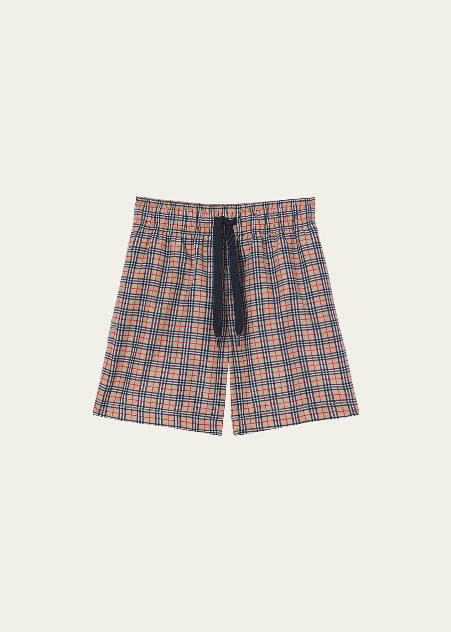 Burberry Boy's Kameron Vintage Check Swim Trunks, Size 3-14 - Bergdorf ...