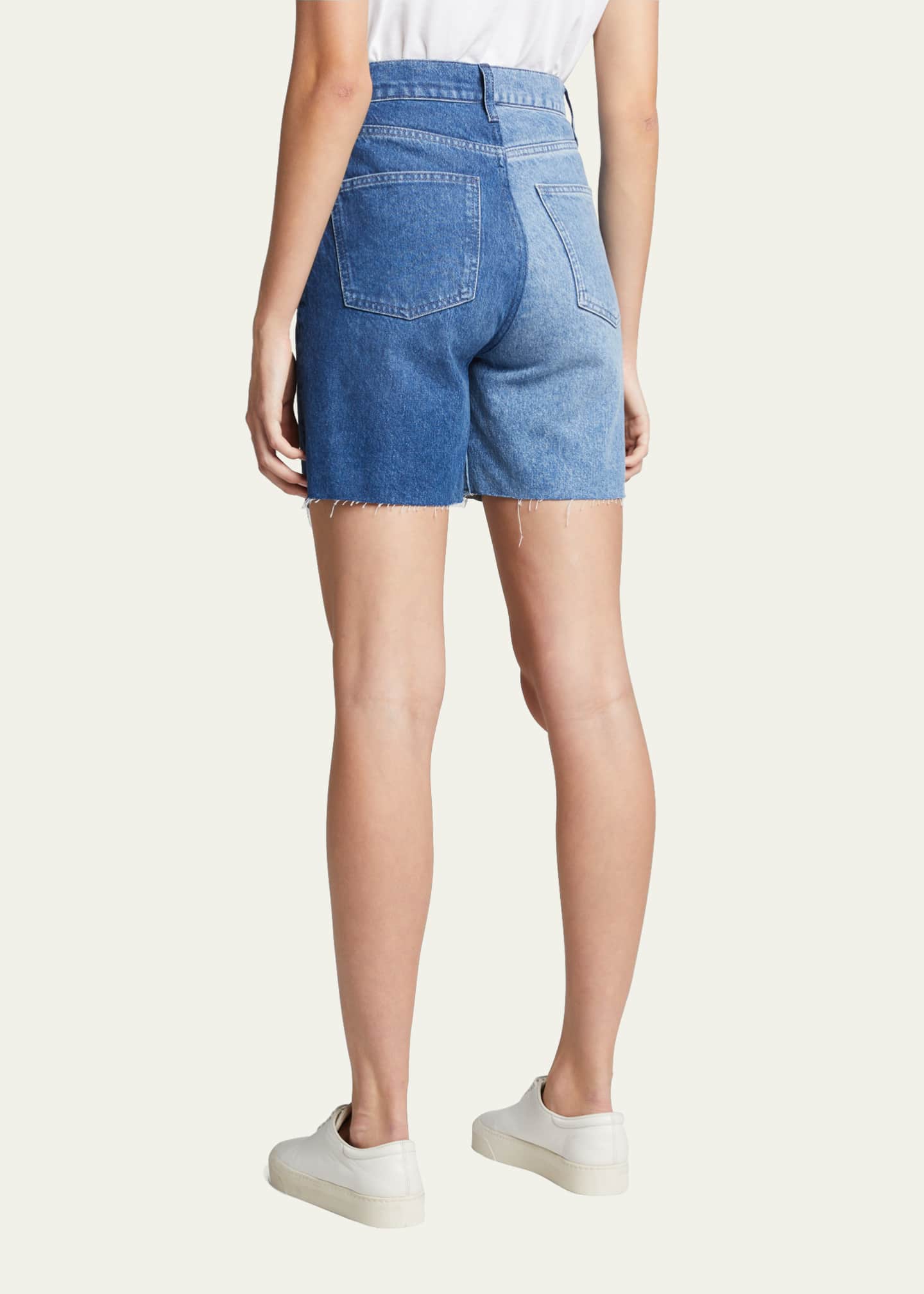 Triarchy Triarchy x Josephine Skriver Two-Tone Shorts - Bergdorf Goodman
