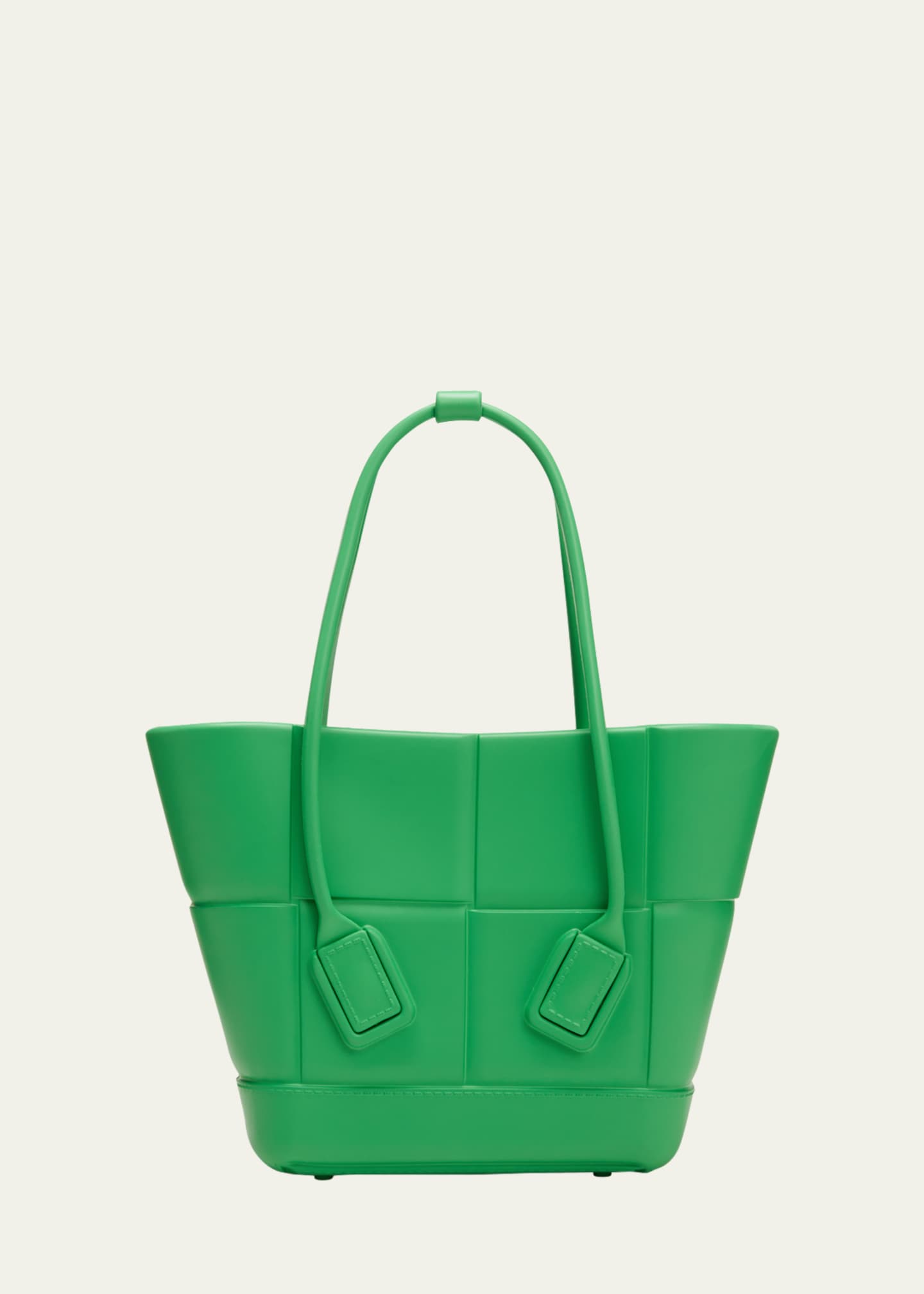 Bottega Veneta Arco Mini Intreccio Matte Rubber Tote Bag - Bergdorf Goodman