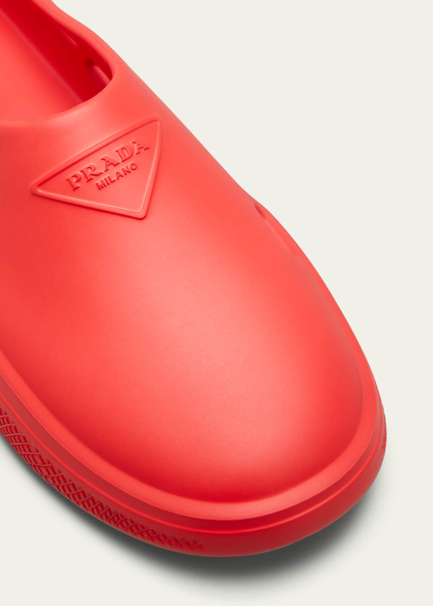 Prada Men's Mellow Rubber Mules - Bergdorf Goodman