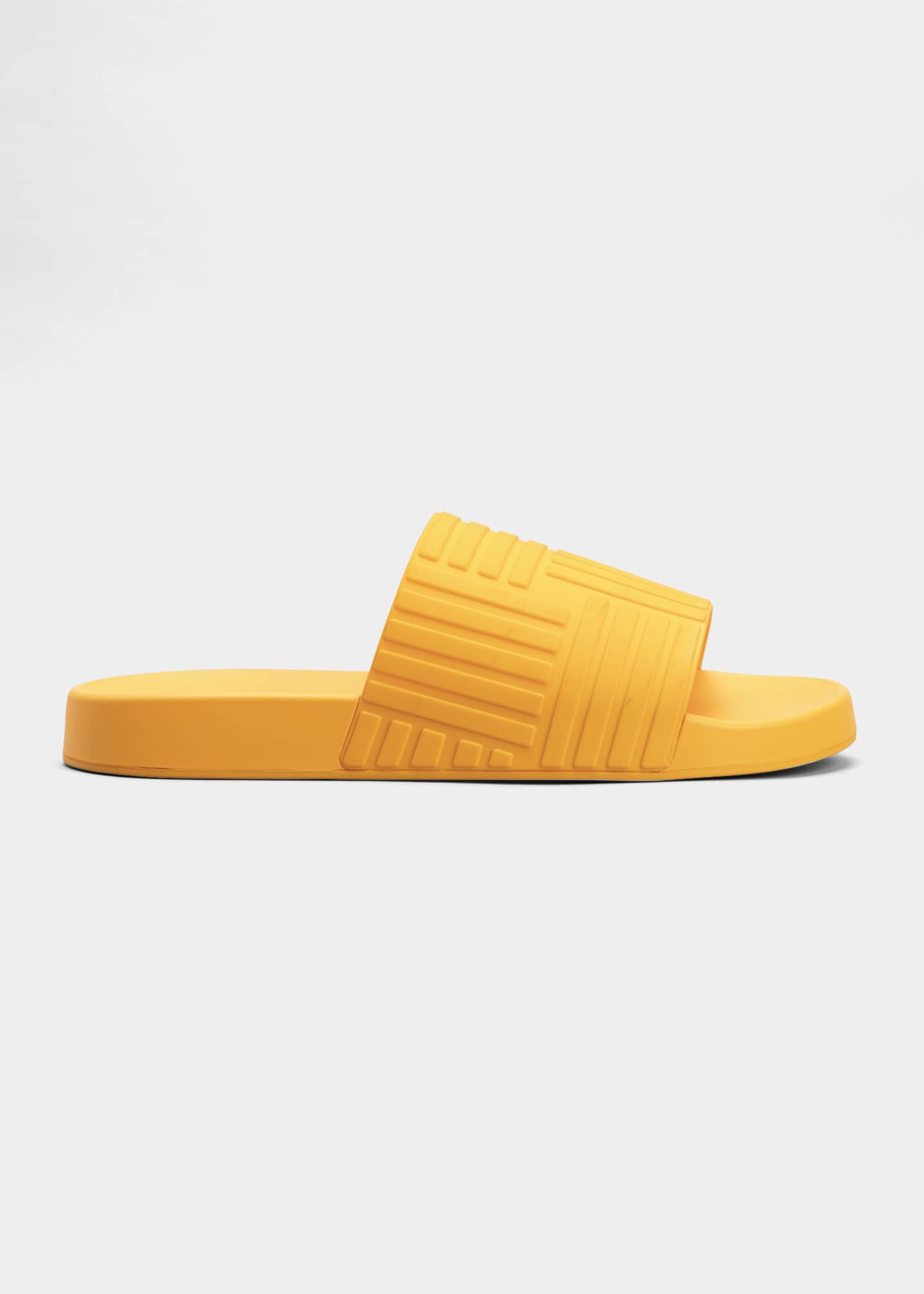 Bottega Veneta Carpet Rubber Slide Pool Sandals - Bergdorf Goodman