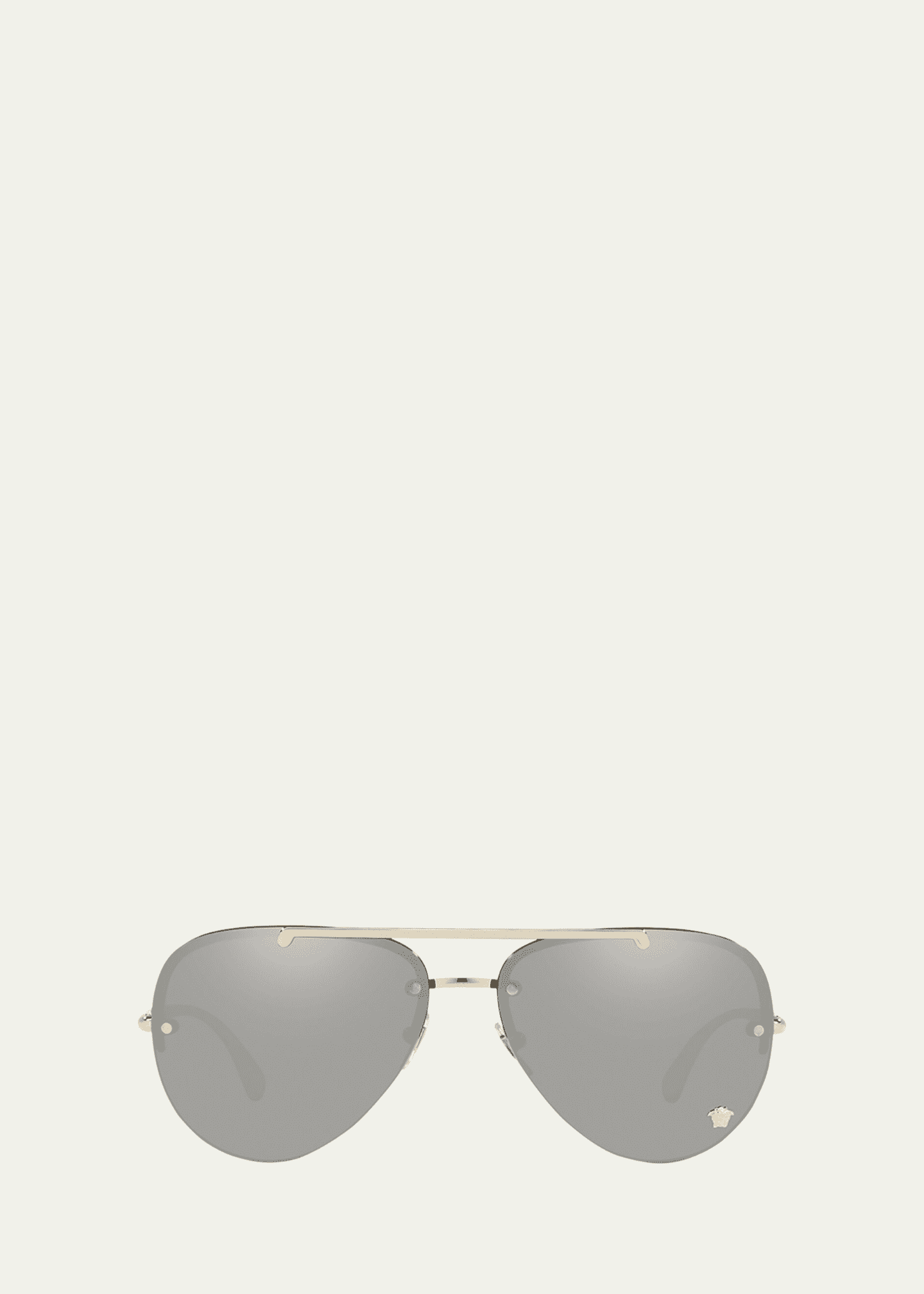 Versace Men's Rimless Metal Aviator Sunglasses - Bergdorf Goodman