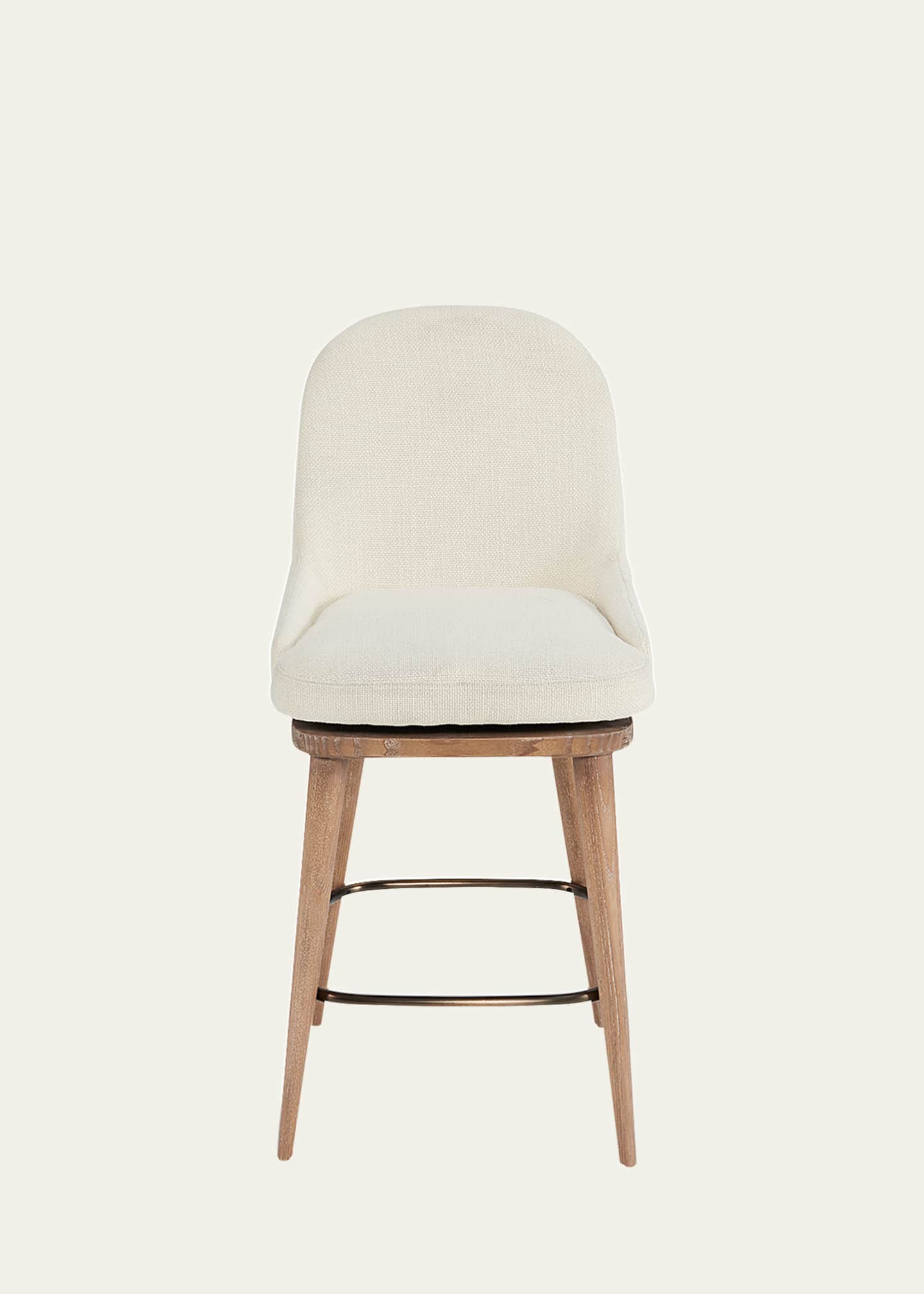 Interlude Home Harper Swivel Counter Stool, 26" - Bergdorf Goodman