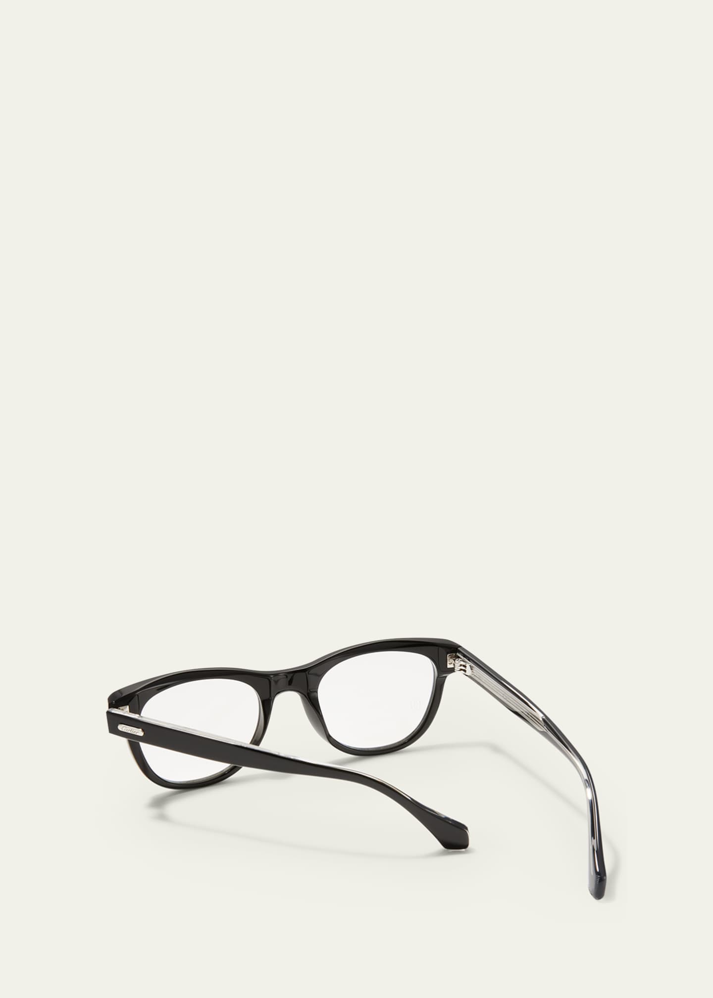 Cartier Men's Rectangle Full-Rim Optical Glasses - Bergdorf Goodman
