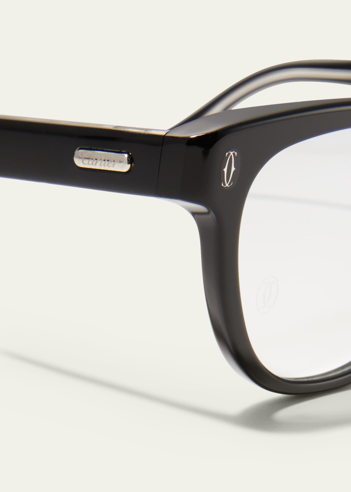 Cartier Men's Rectangle Full-Rim Optical Glasses - Bergdorf Goodman