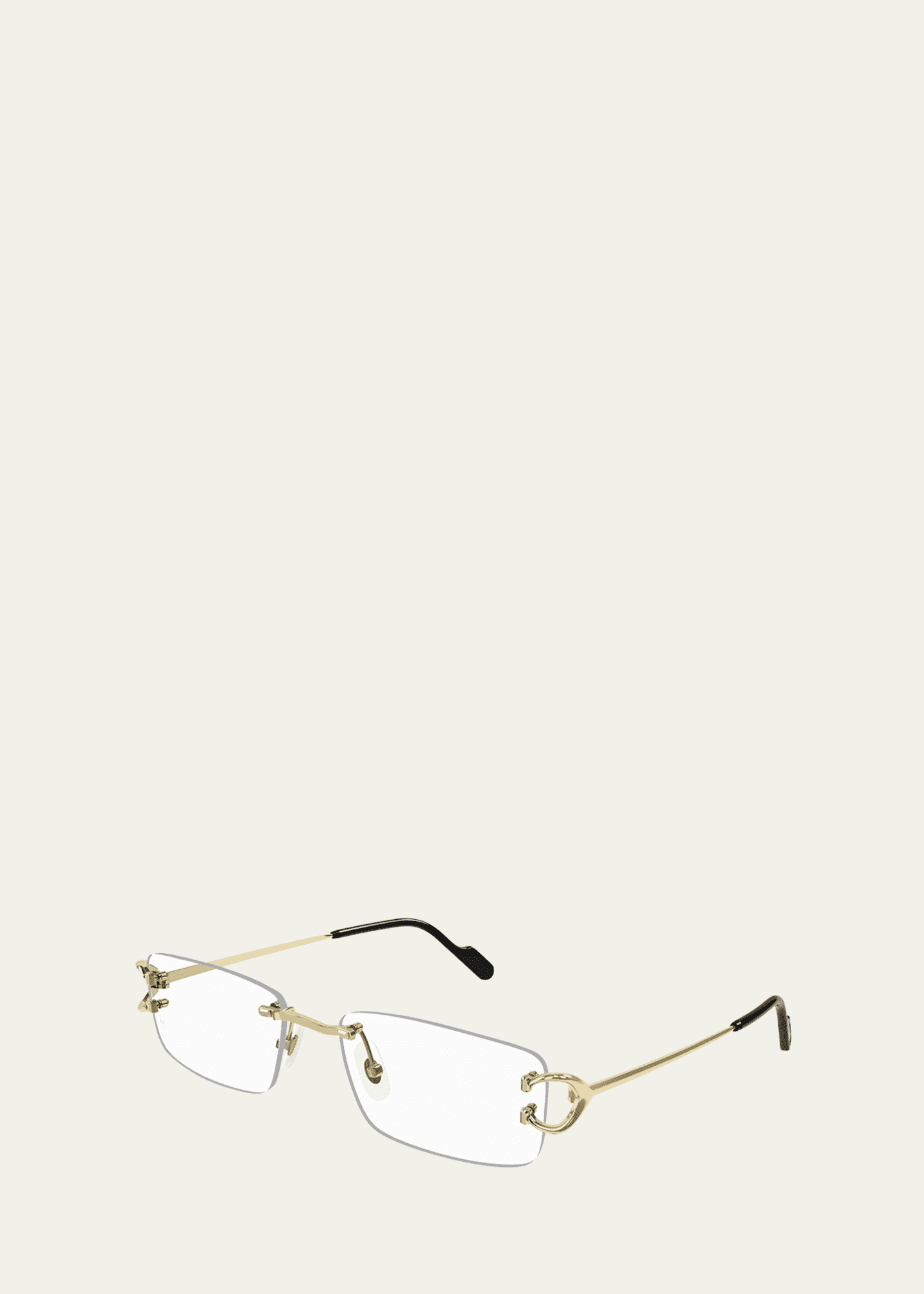 Cartier Men's Rimless Metal Optical Glasses - Bergdorf Goodman