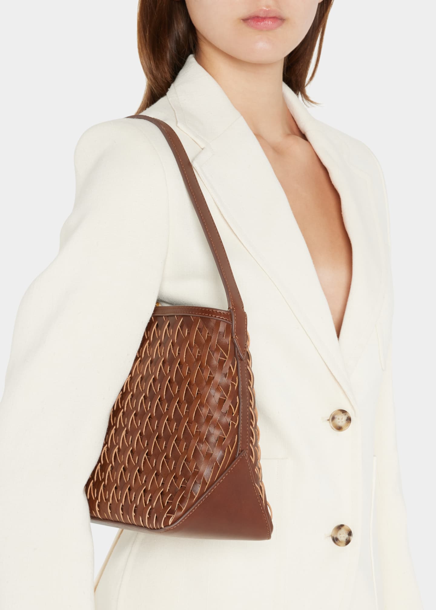 Altuzarra Duo Mini Woven Hobo Bag - Bergdorf Goodman