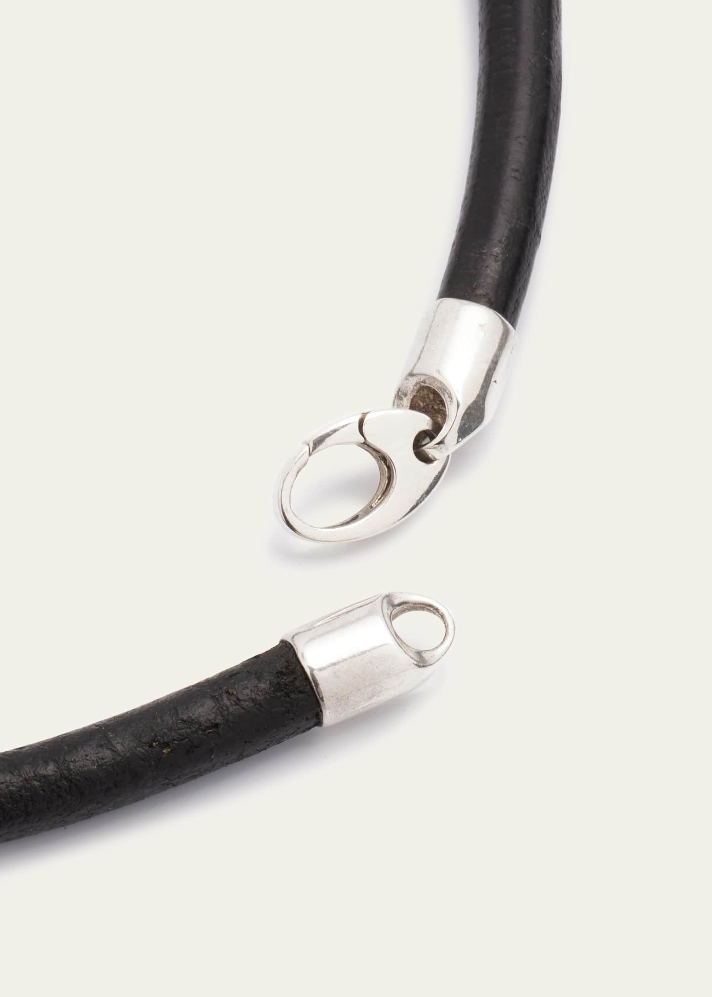 Lois Sasson Design Men's Sterling Silver 14K Rose Gold Tongue Blk ...