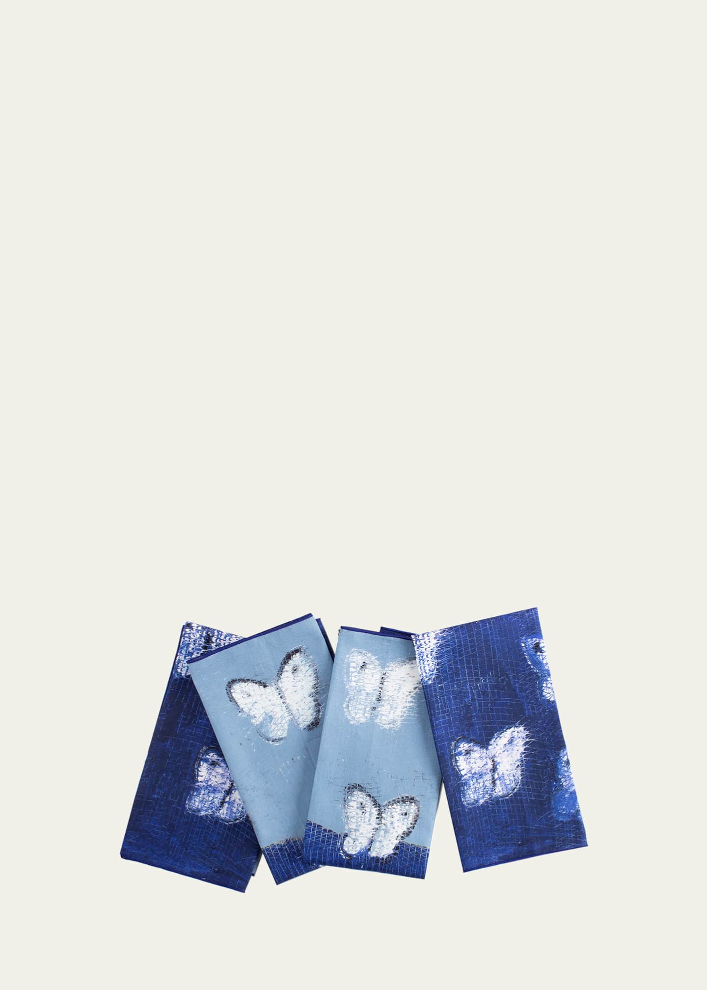 Hunt Slonem Dawn Butterflies Cotton Dinner Napkin - Bergdorf Goodman