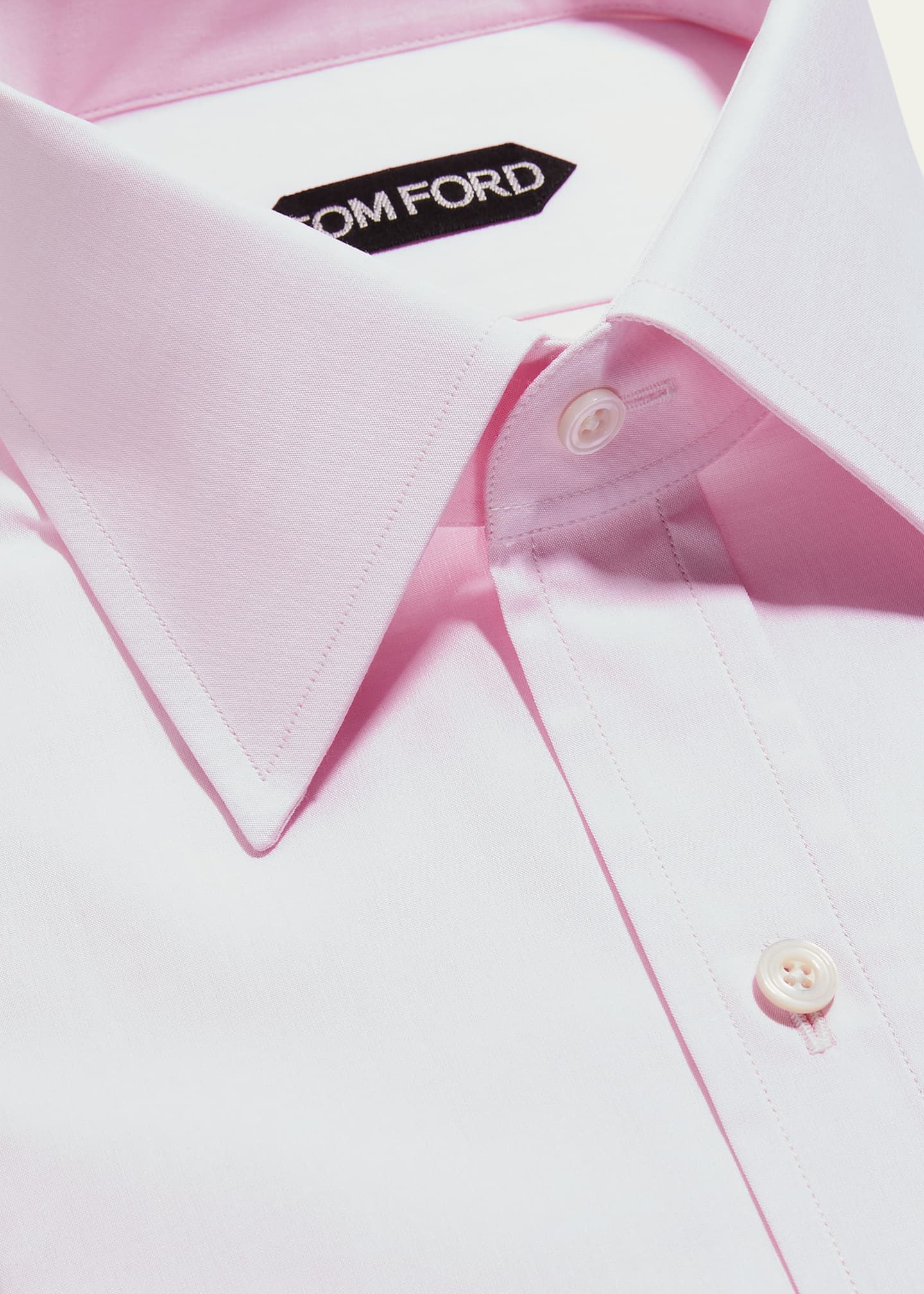 TOM FORD Men's Solid Point Collar Dress Shirt - Bergdorf Goodman