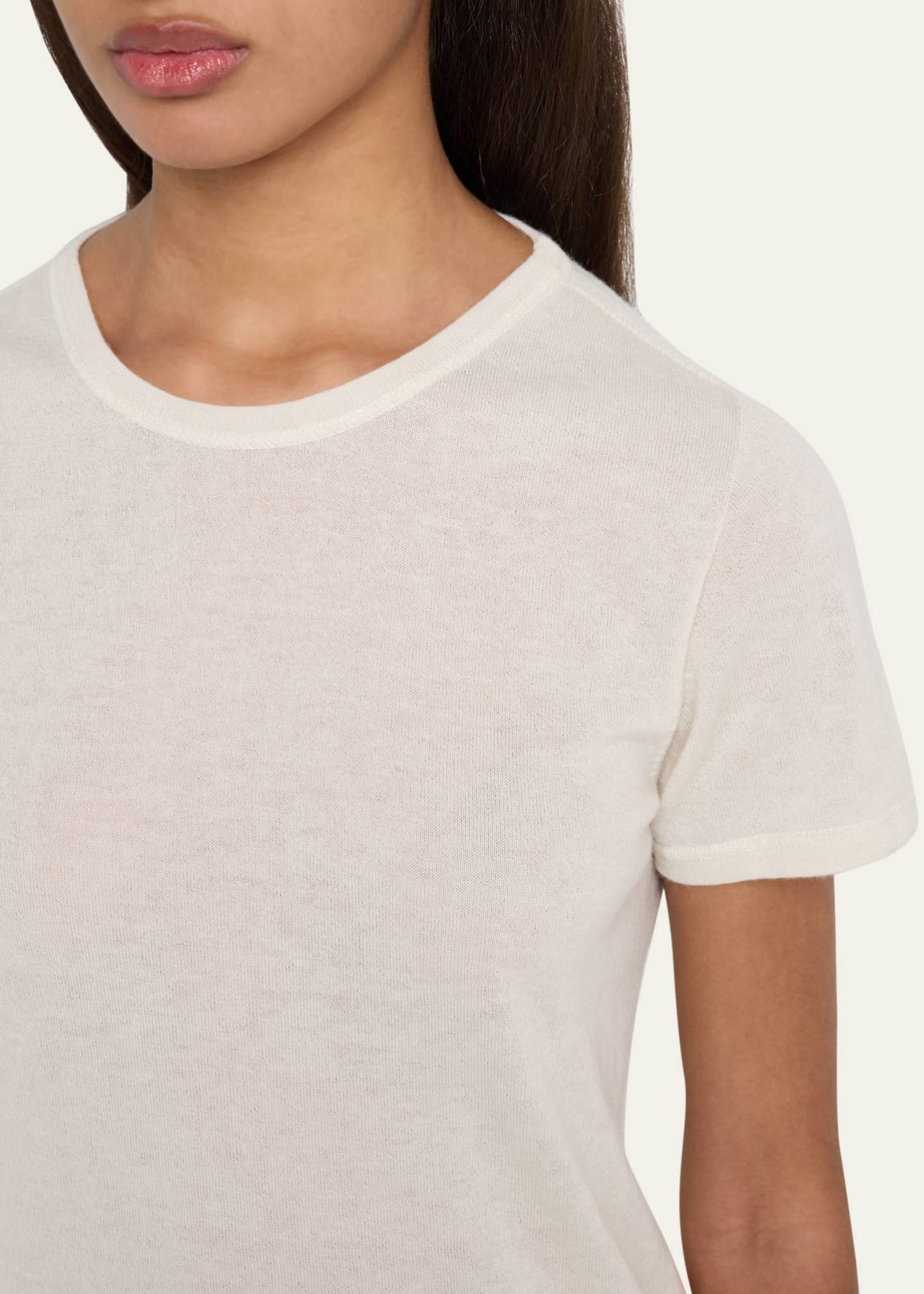 Majestic Filatures Machine Washable Cashmere Crewneck Top - Bergdorf ...