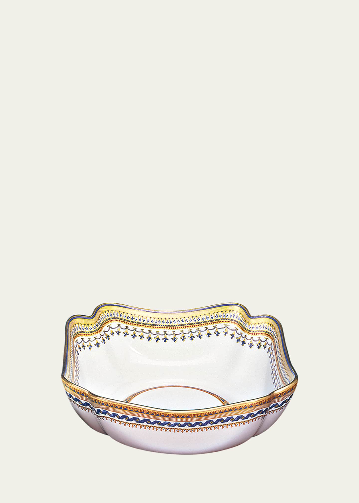Mottahedeh Chinoise Blue Large Square Bowl - Bergdorf Goodman