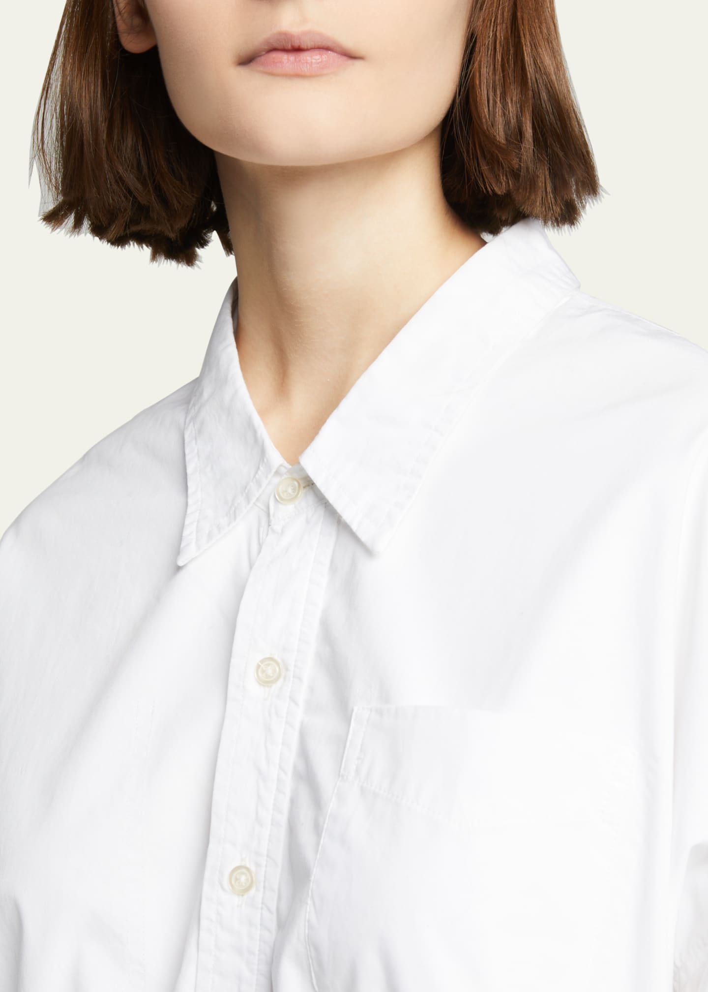 R13 Gathered-Hem Shirt - Bergdorf Goodman