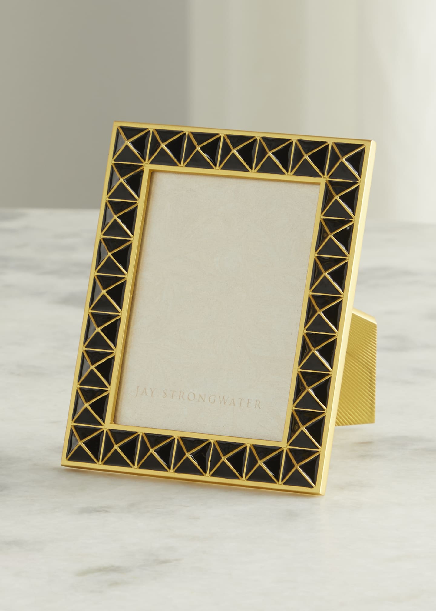 Jay Strongwater Pyramid Frame, 3" x 4" - Bergdorf Goodman