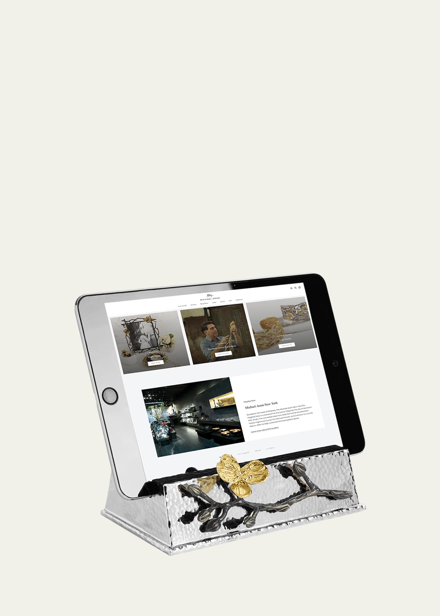 Michael Aram Gold Orchid Tablet Stand - Bergdorf Goodman