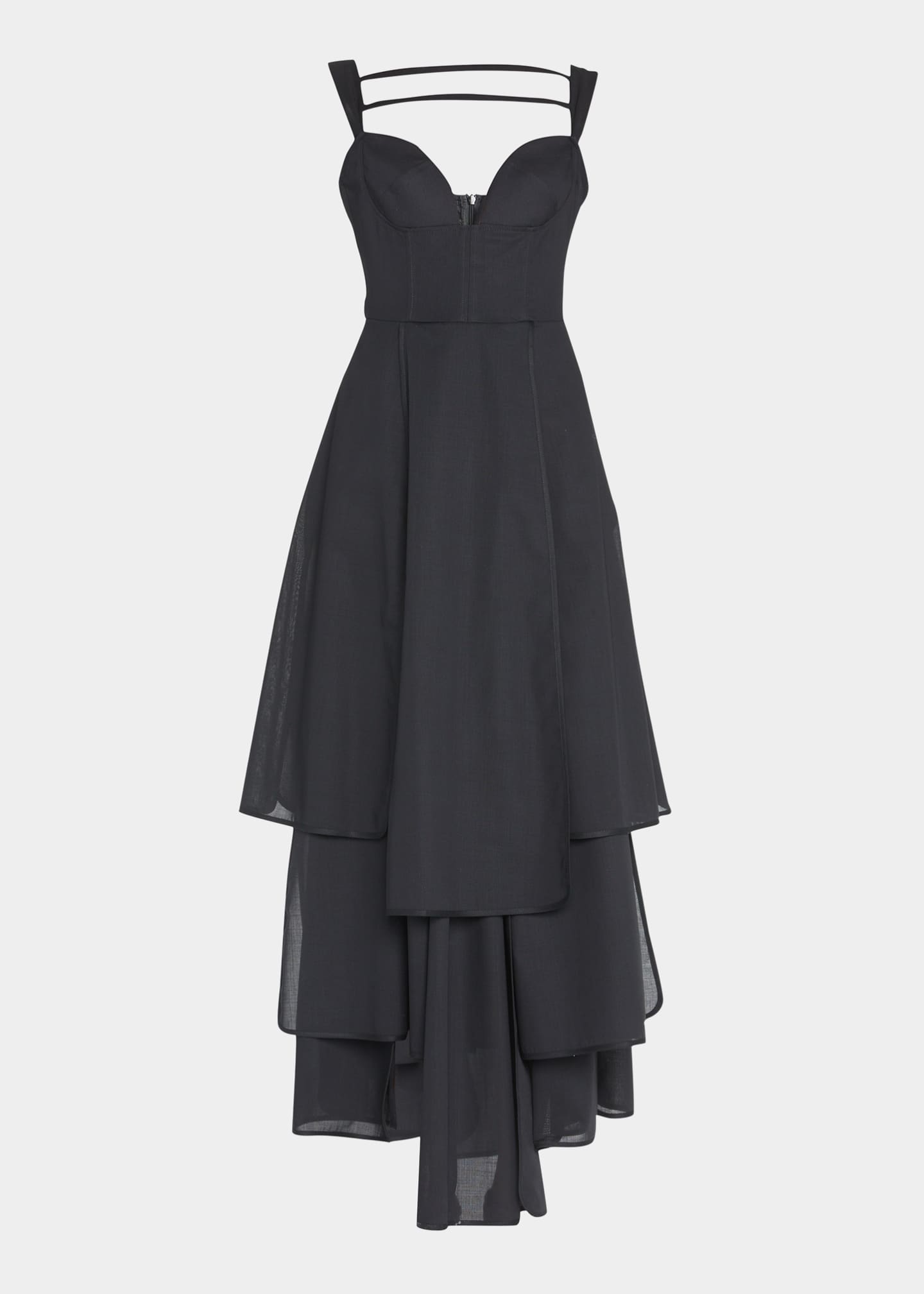A.W.A.K.E. MODE Multi-Layered Sheer Dress - Bergdorf Goodman