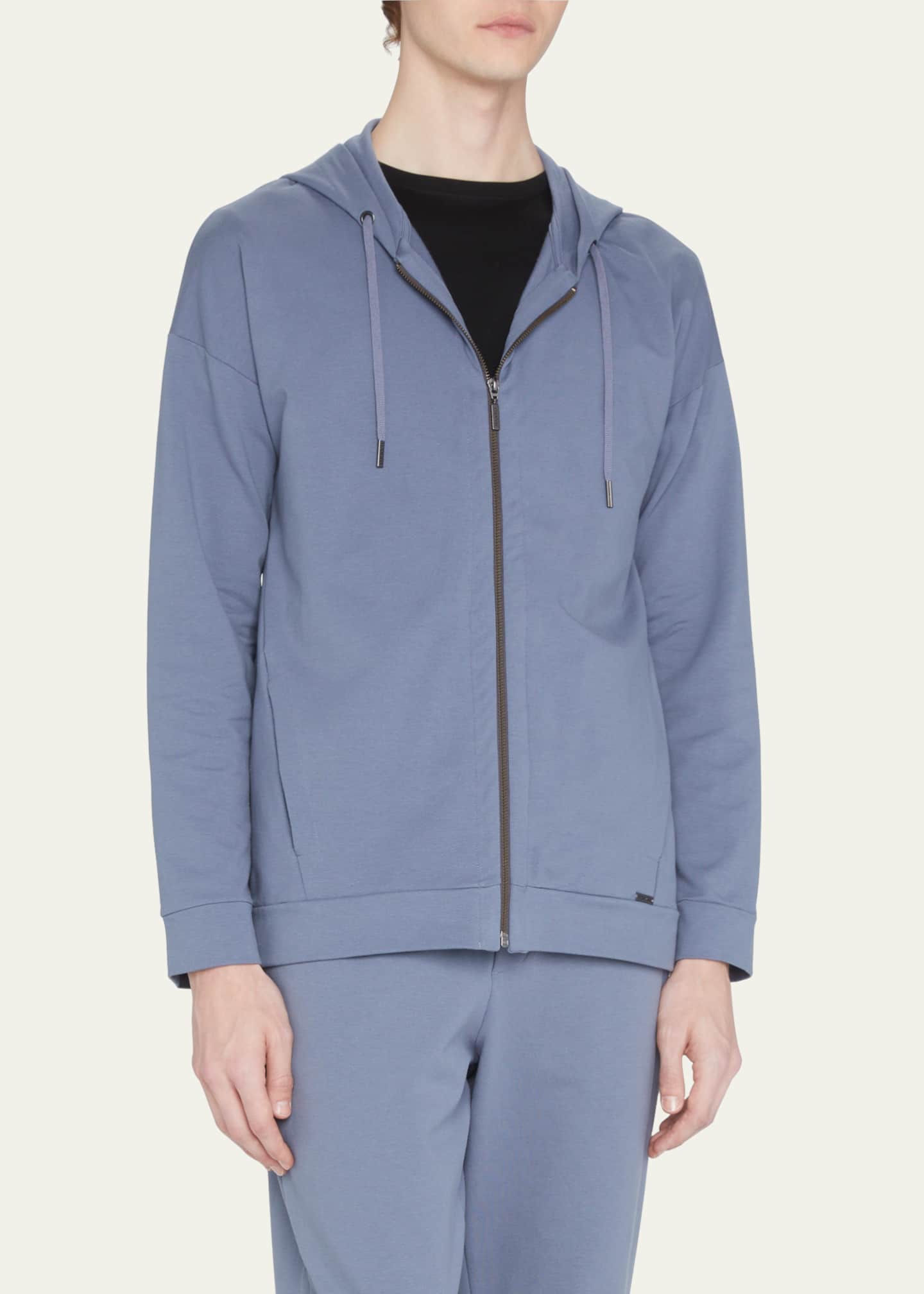 Hanro Men's Natural Living French Terry Jacket - Bergdorf Goodman