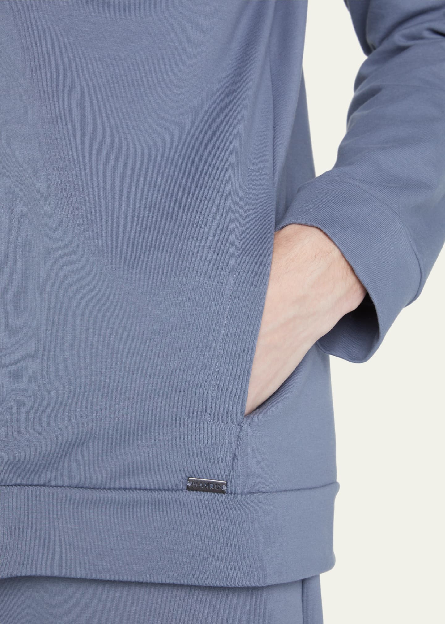 Hanro Men's Natural Living French Terry Jacket - Bergdorf Goodman