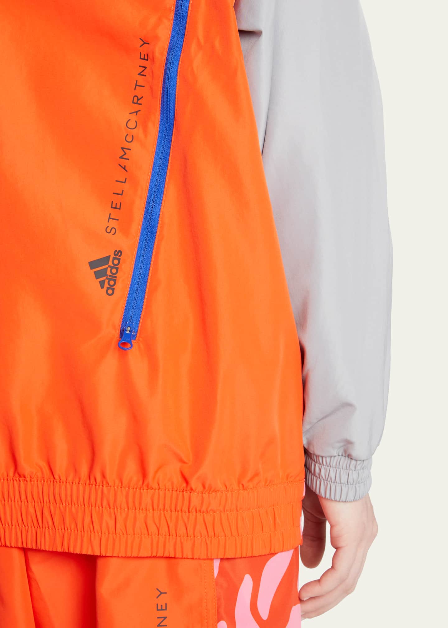 adidas by Stella McCartney Colorblock Animal-Print Track Top - Bergdorf ...