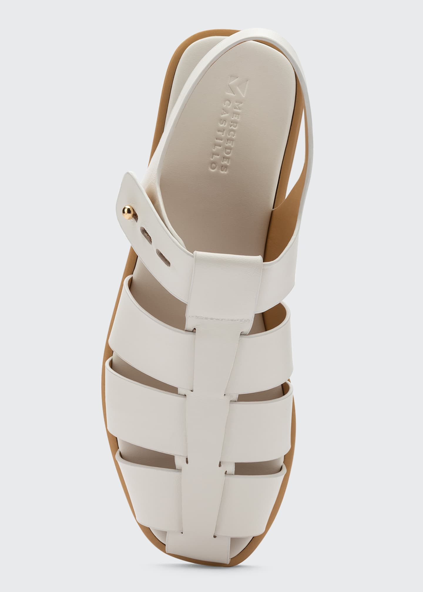Mercedes Castillo Kailey Caged Leather Sandals - Bergdorf Goodman