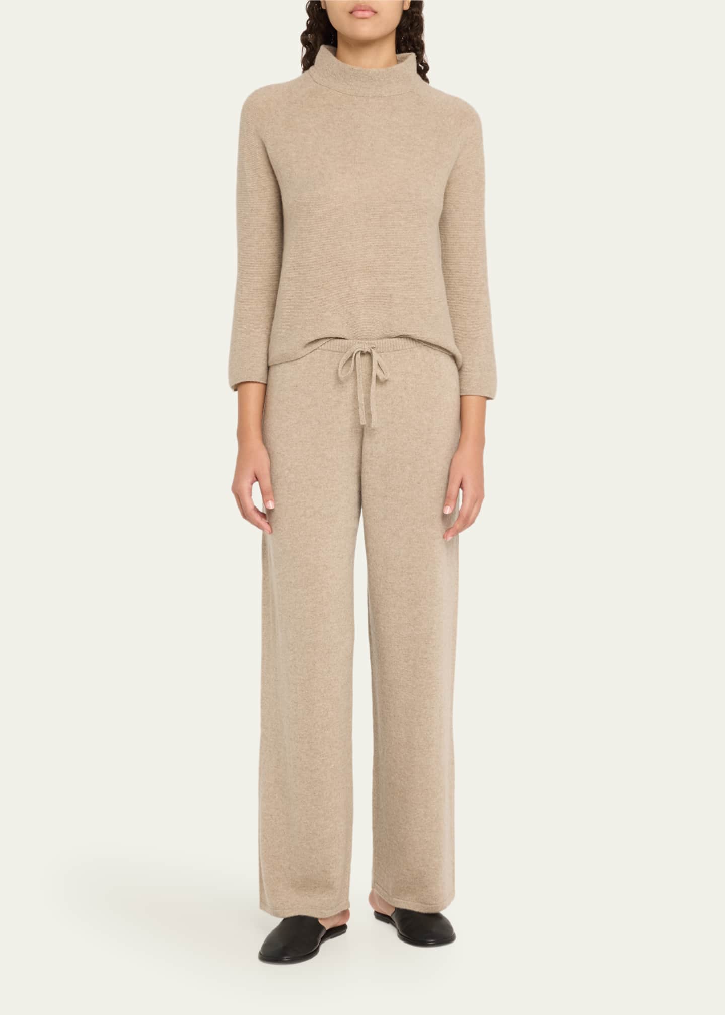 Arlotta Cashmere 2024 High-Rise Cashmere Pants - Bergdorf Goodman