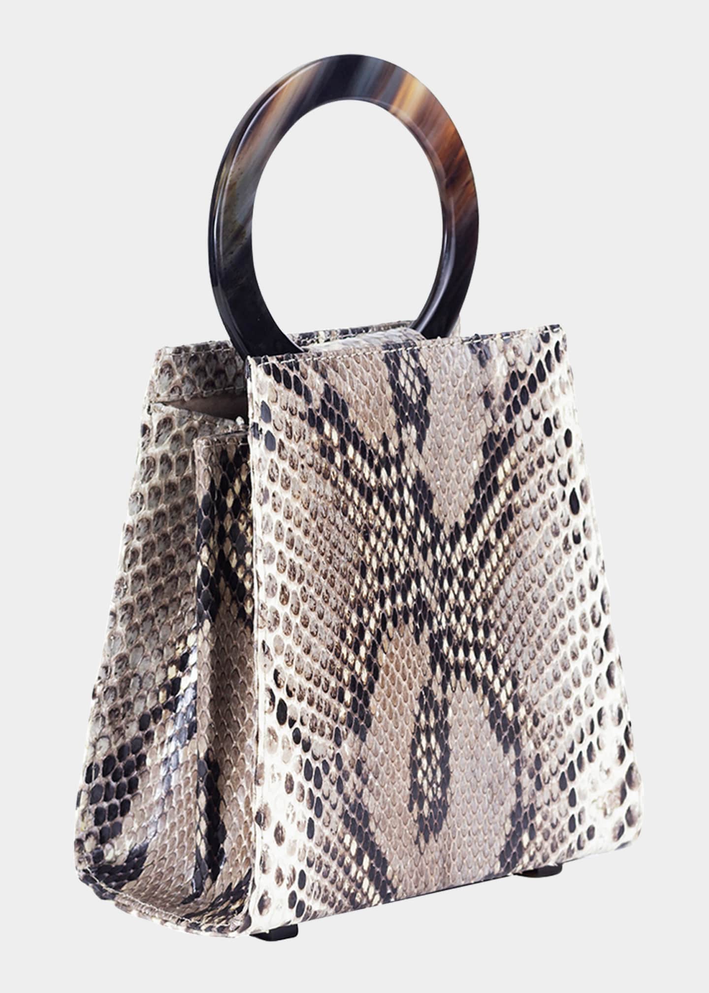 ADRIANA CASTRO Azza Mini Python Top-Handle Bag - Bergdorf Goodman