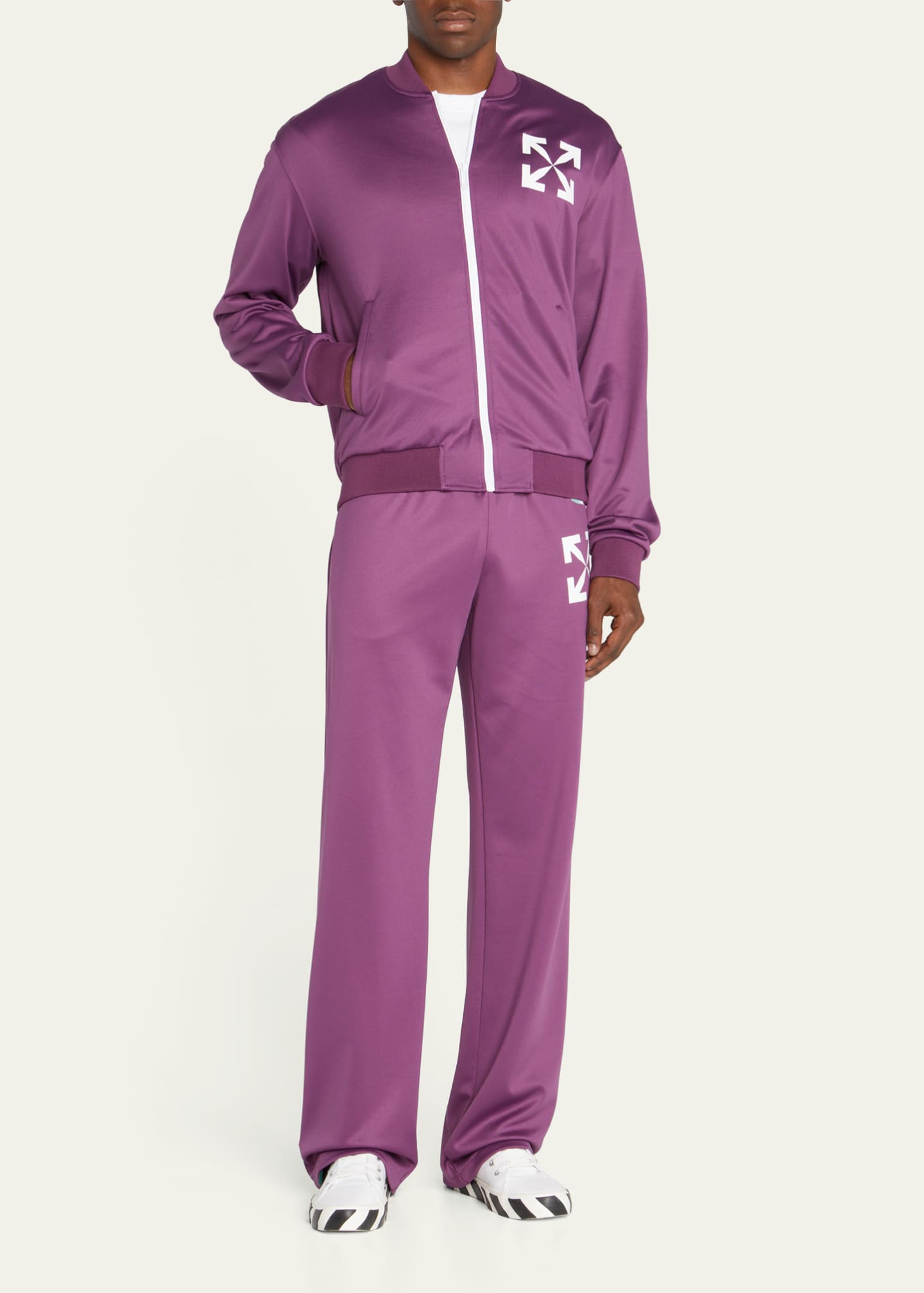 Off-White Men's Single Arrow Track Pants - Bergdorf Goodman