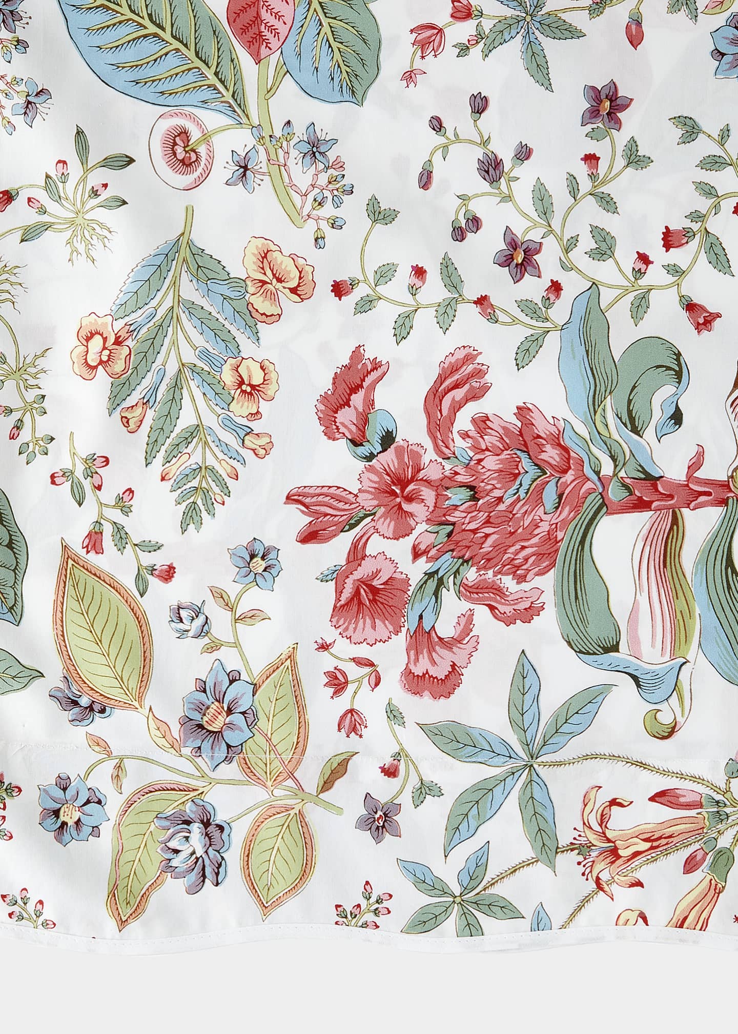 Matouk Schumacher Pomegranate Full/Queen Flat Sheet - Bergdorf Goodman
