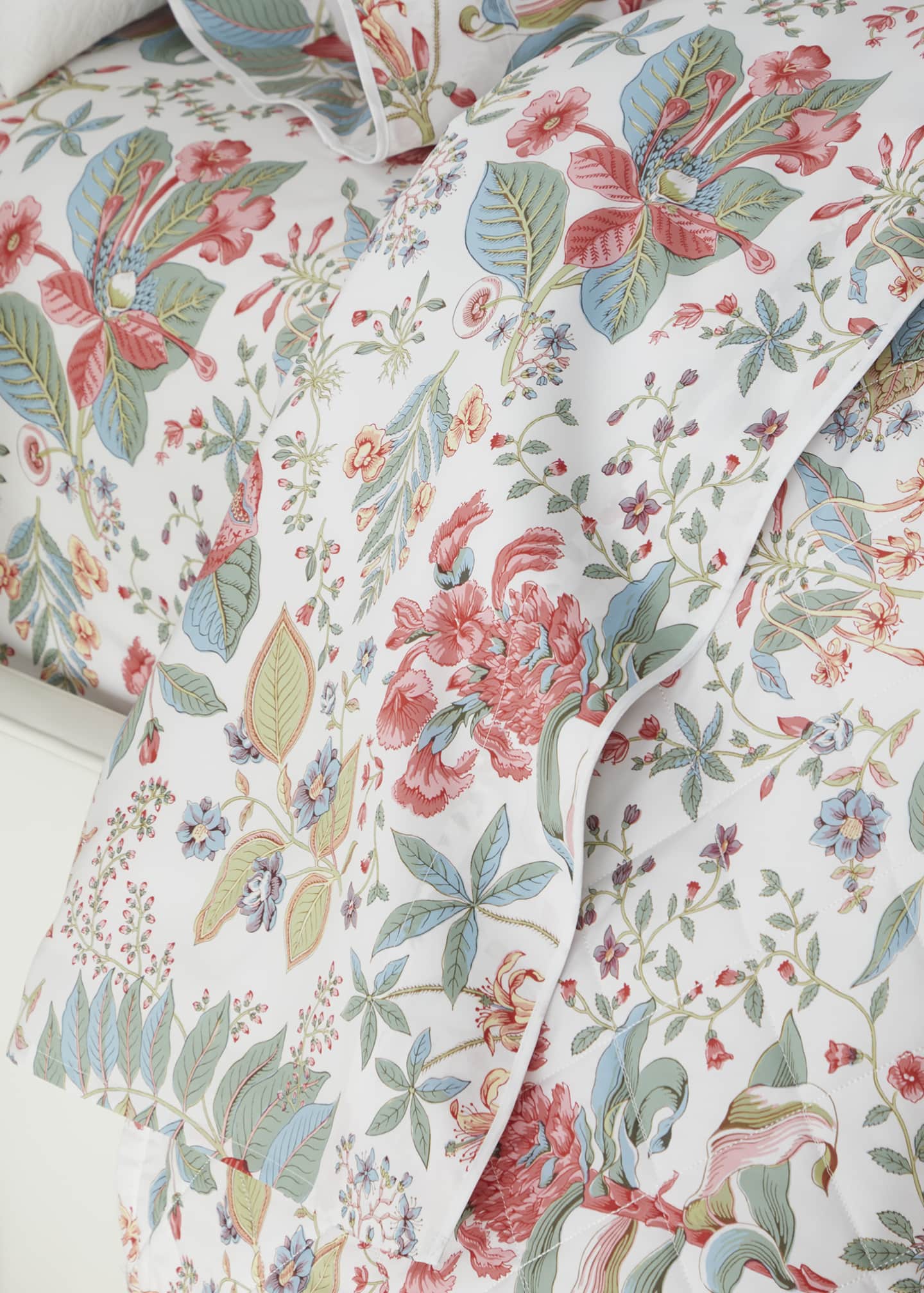 Matouk Schumacher Pomegranate Full/Queen Flat Sheet - Bergdorf Goodman