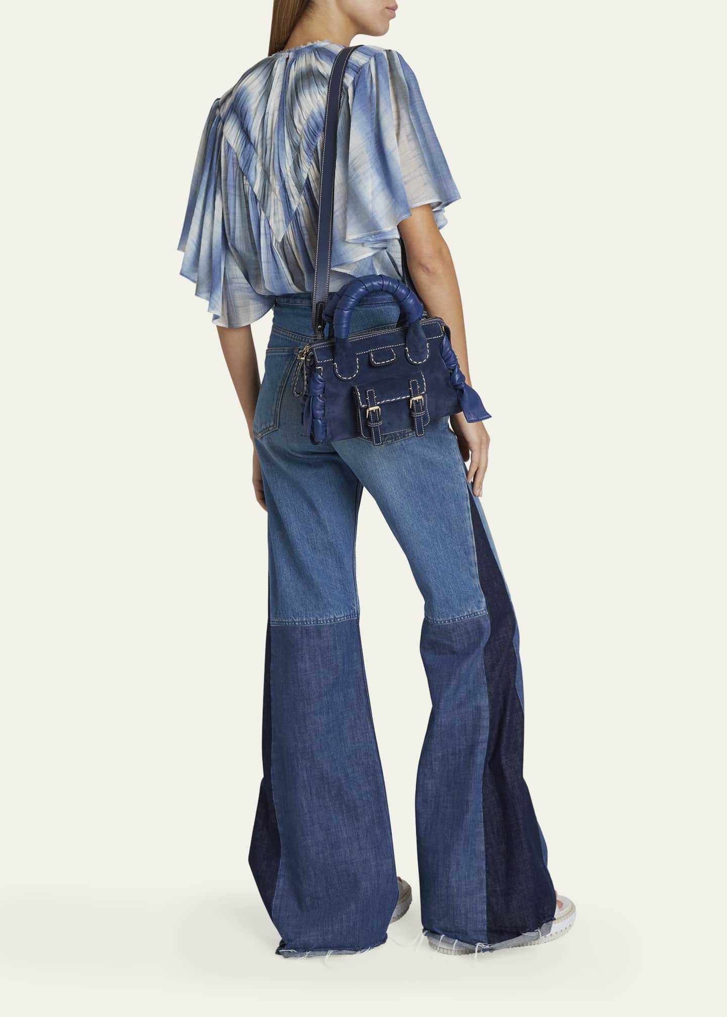 Chloe Edith Medium Braided Suede Satchel Bag - Bergdorf Goodman