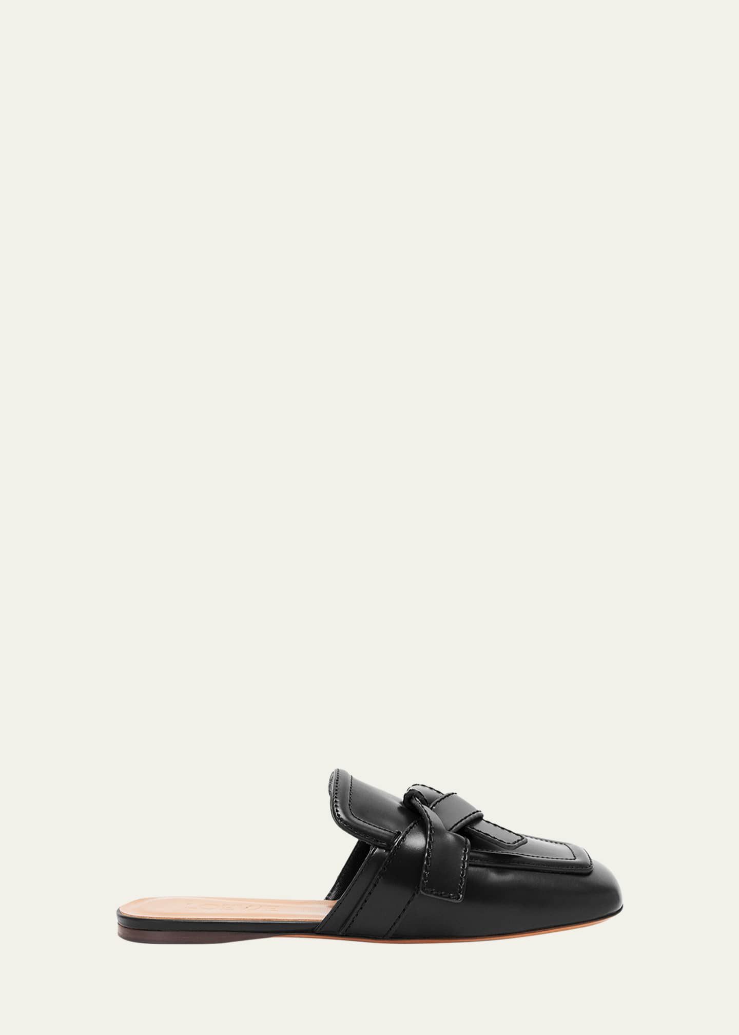 Loewe Gate Leather Flat Mules - Bergdorf Goodman