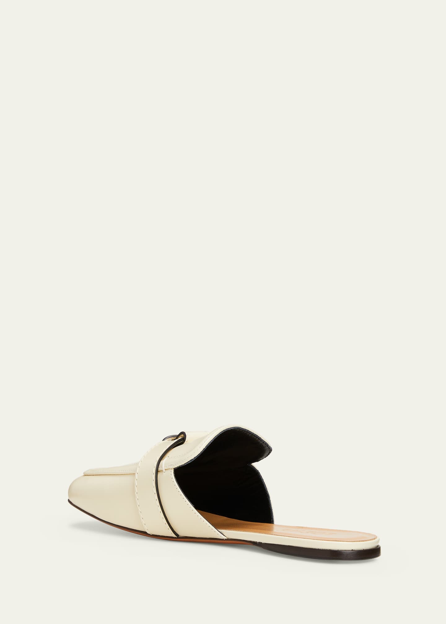 Loewe Gate Leather Flat Mules - Bergdorf Goodman