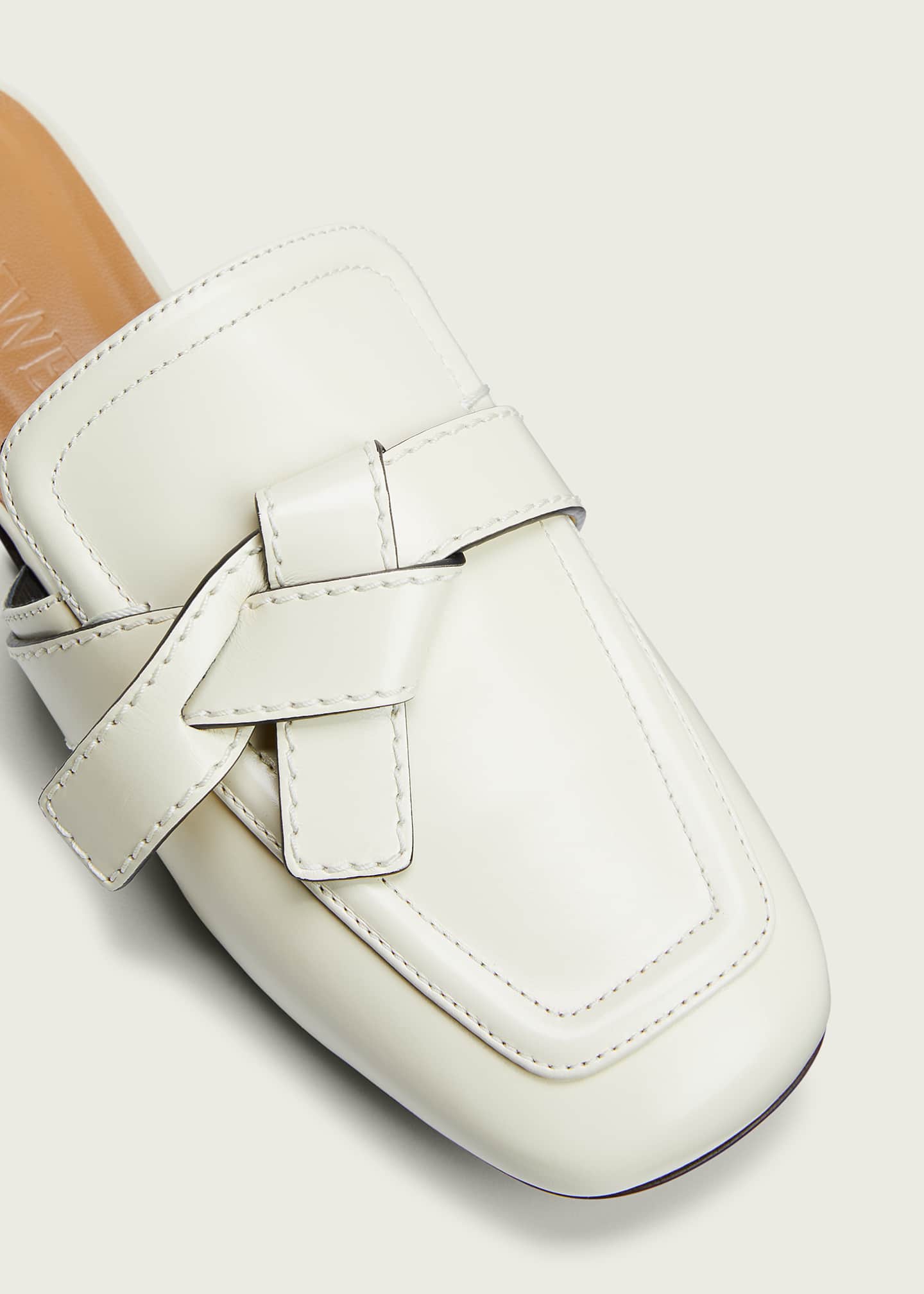 Loewe Gate Leather Flat Mules - Bergdorf Goodman