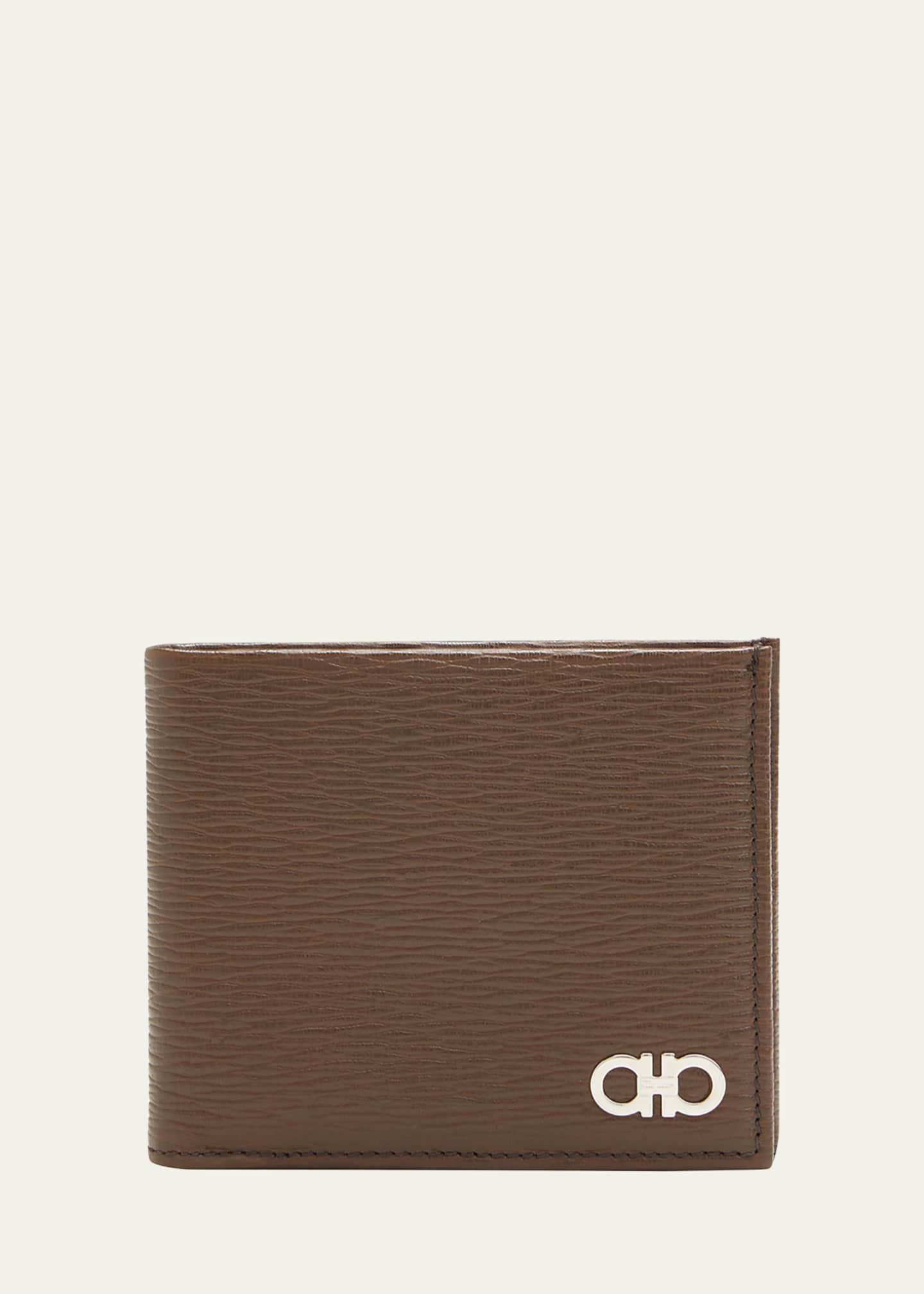 Ferragamo Men's Revival Gancio Leather Bifold Wallet - Bergdorf Goodman