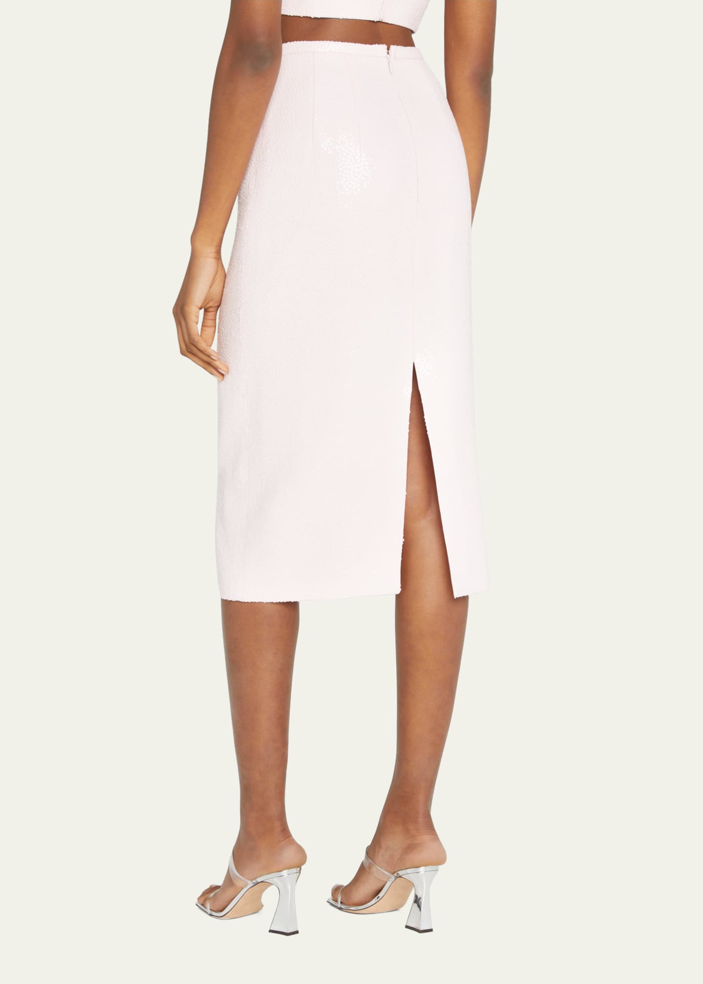 Michael Kors Collection Sequin Embroidered Midi Pencil Skirt Bergdorf