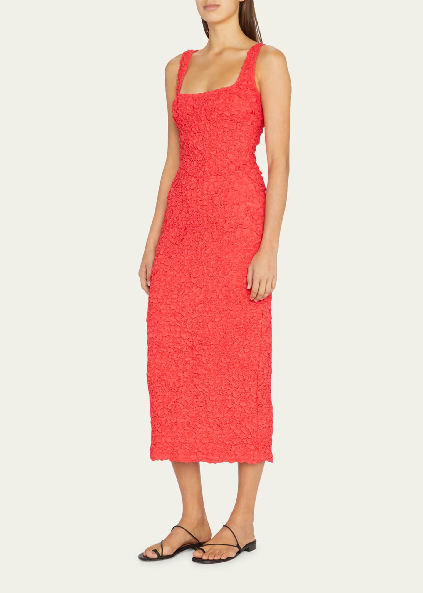 Mara Hoffman Sloan Popcorn Column Midi Dress - Bergdorf Goodman