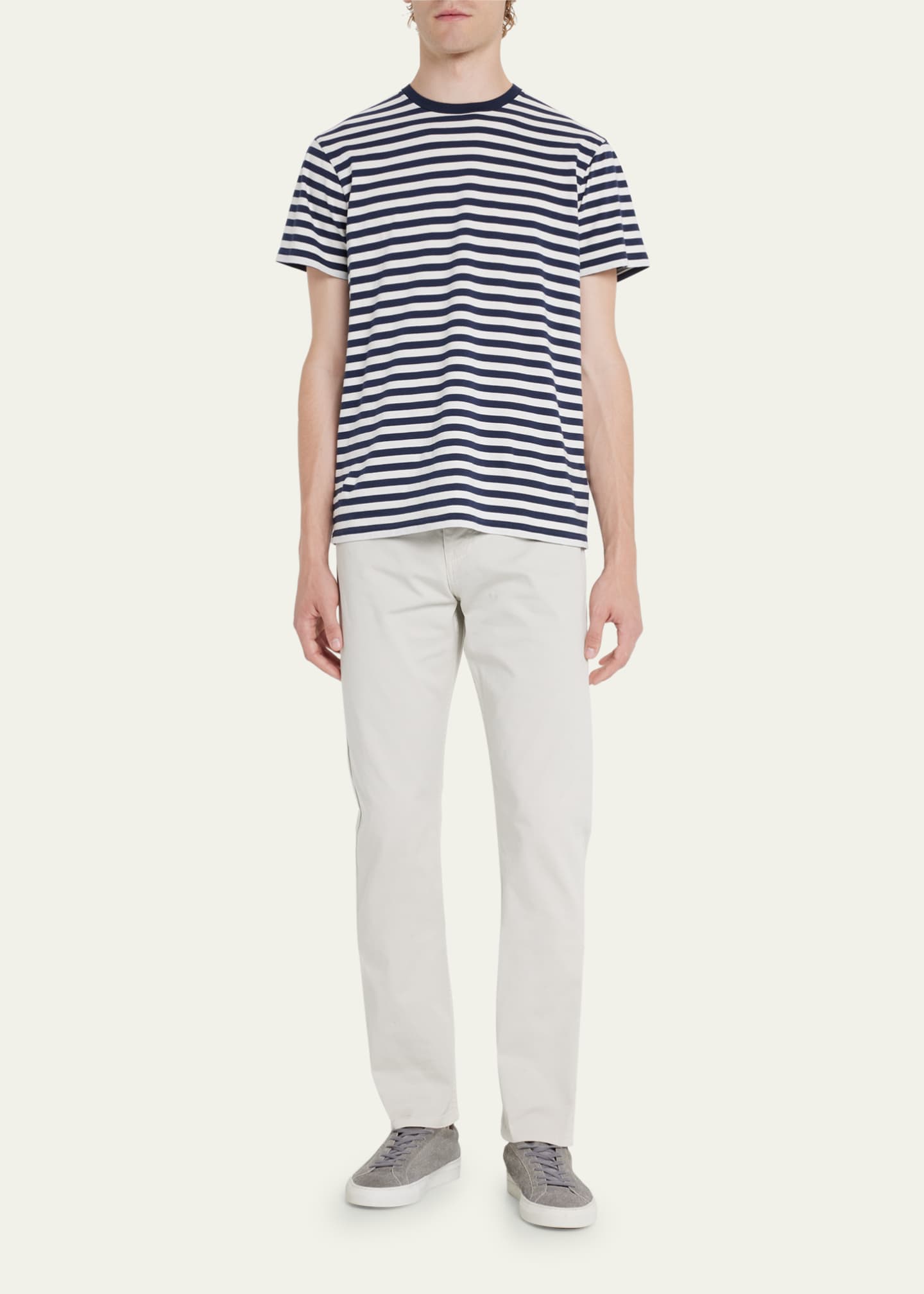 Trunk Men's 5-Pocket Stretch Cotton Button-Front Trousers - Bergdorf ...