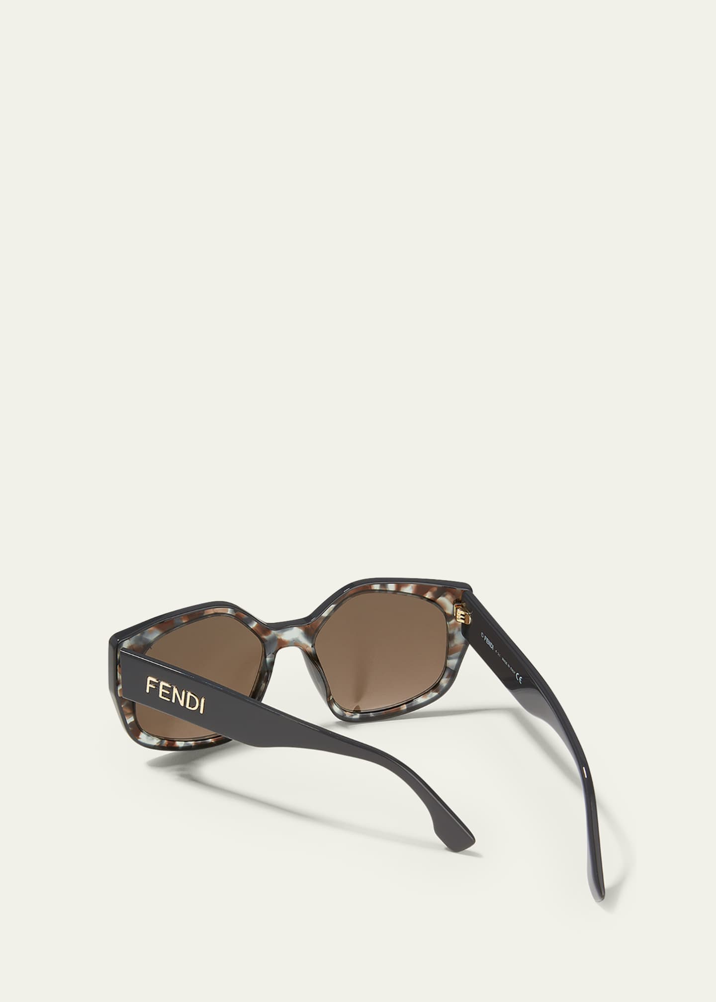 Fendi Geometric Acetate Butterfly Sunglasses - Bergdorf Goodman