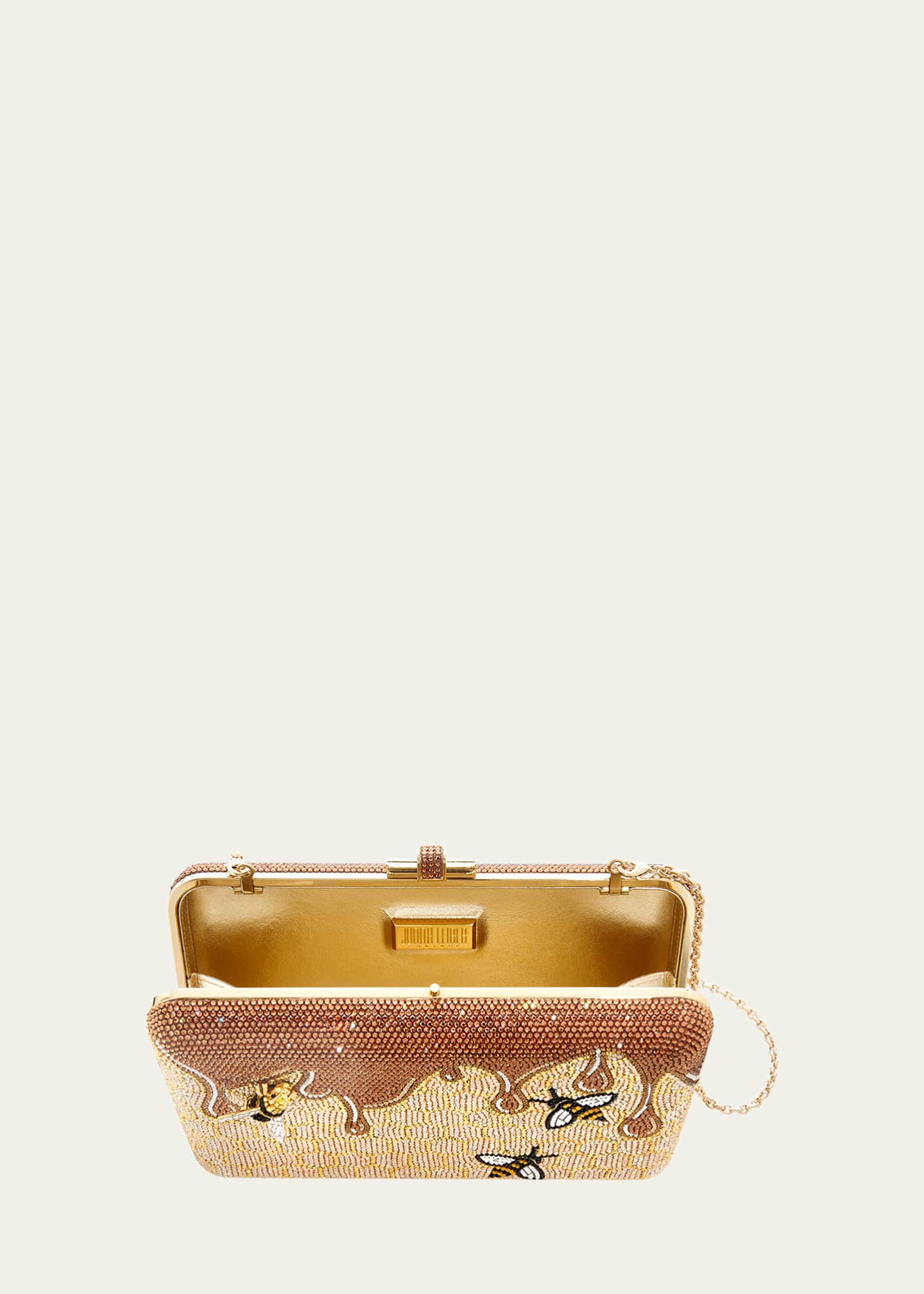 Judith Leiber Couture Bee Honeycomb Crystal Clutch Bag - Bergdorf Goodman