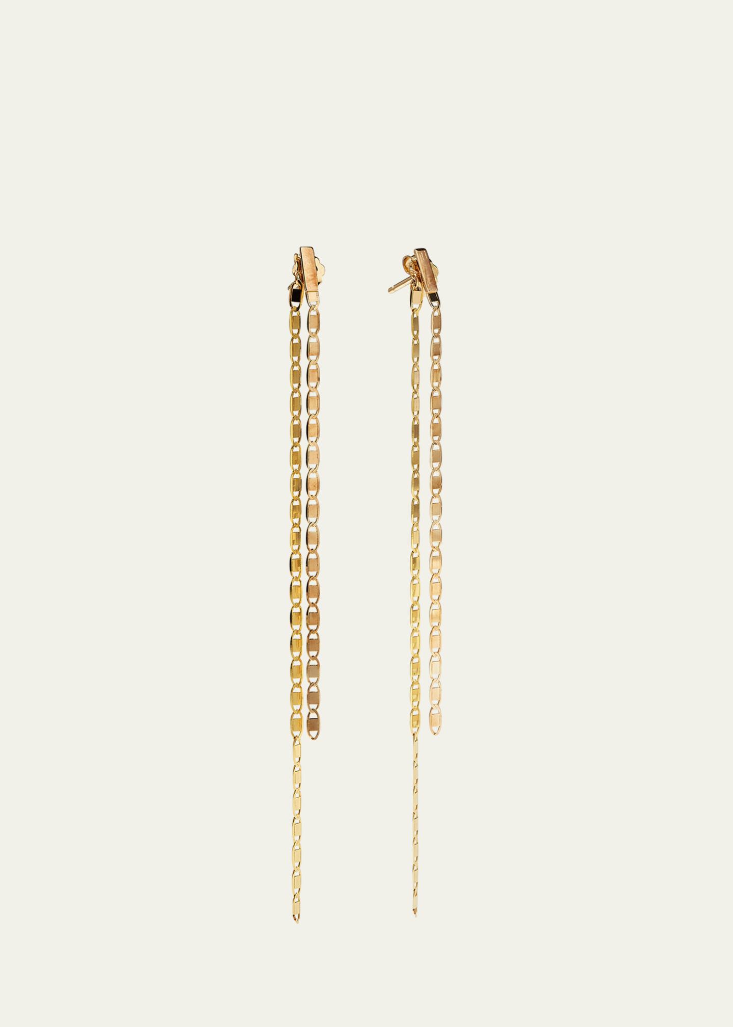 Lana 14K Gold Linear Malibu Dusters Front and Back Earrings - Bergdorf ...