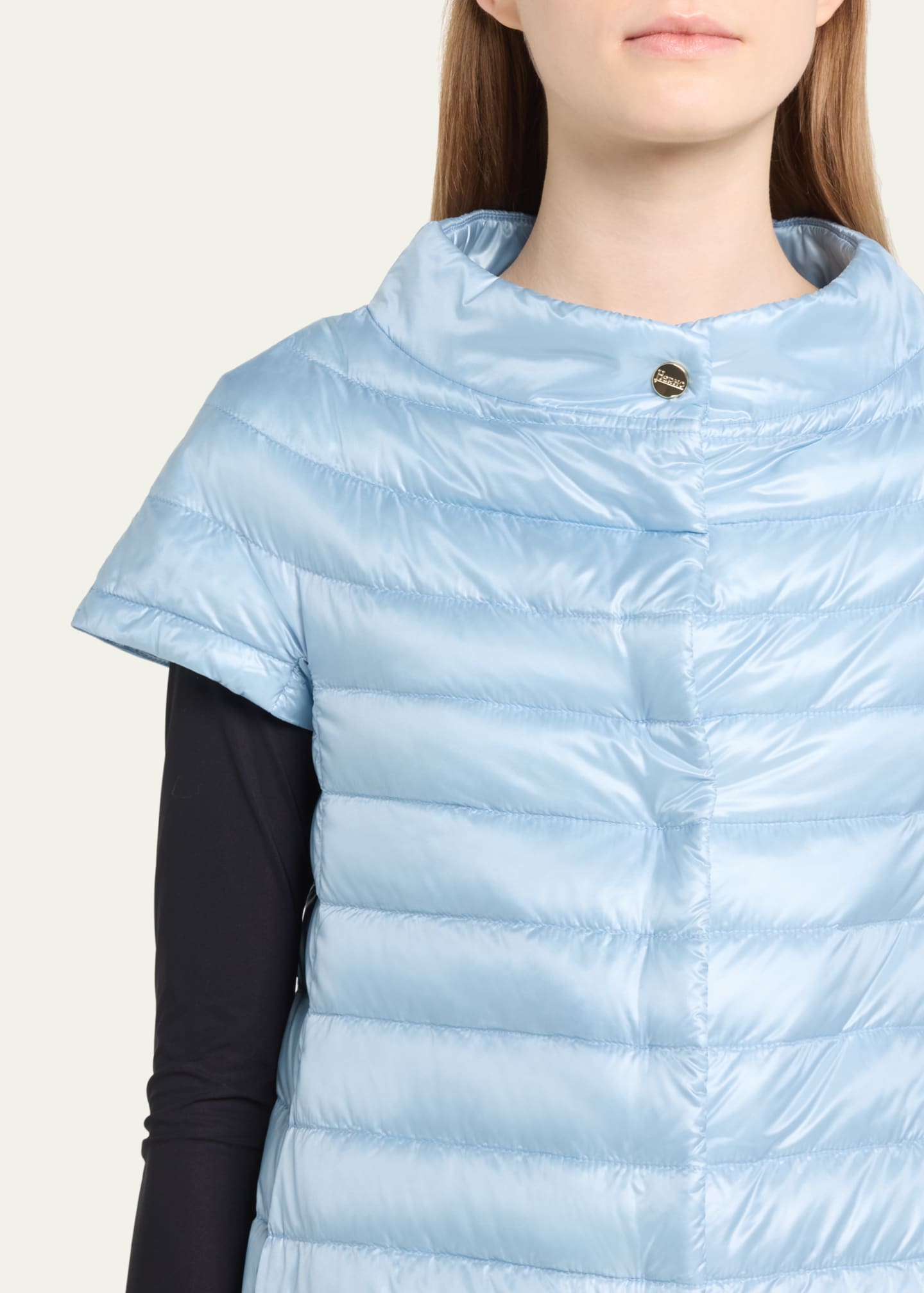 Herno Nylon Cap-Sleeve Jacket - Bergdorf Goodman