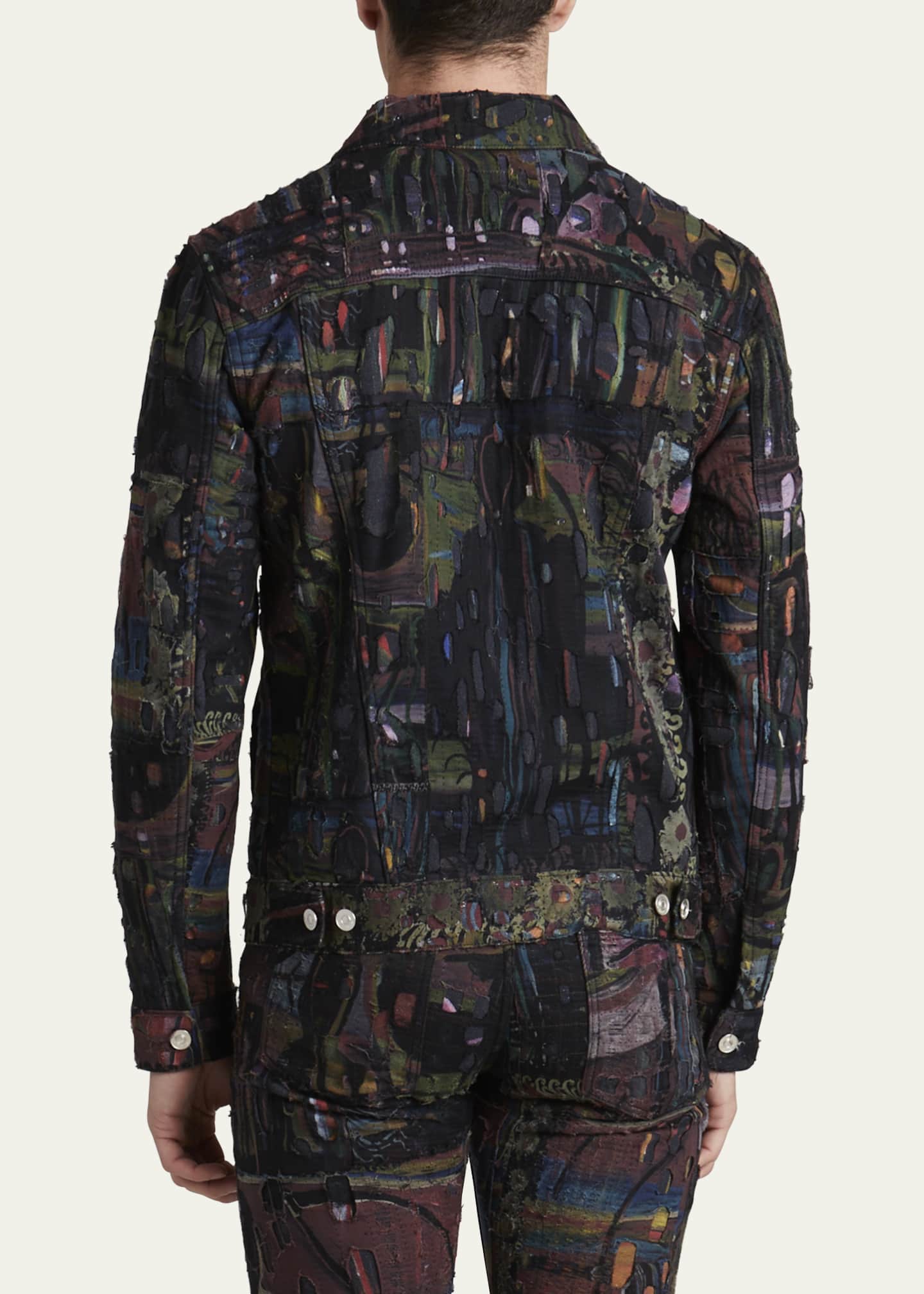 Givenchy Men's Boro Jean Jacket - Bergdorf Goodman
