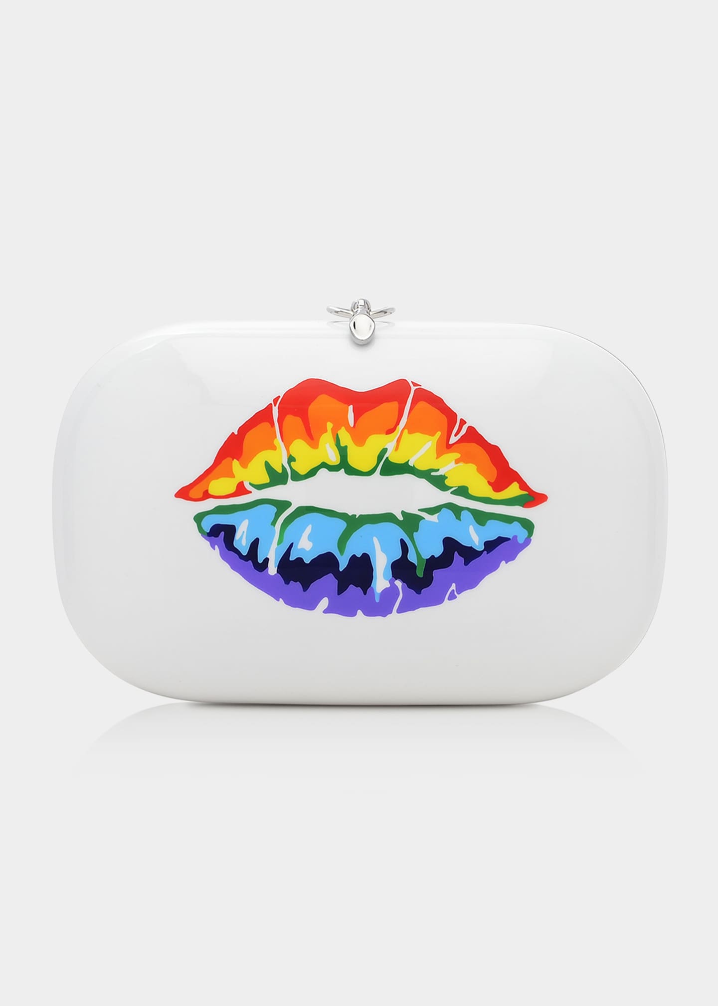 Jeffrey Levinson Elina Plus Rainbow Lips Clutch Bag - Bergdorf Goodman