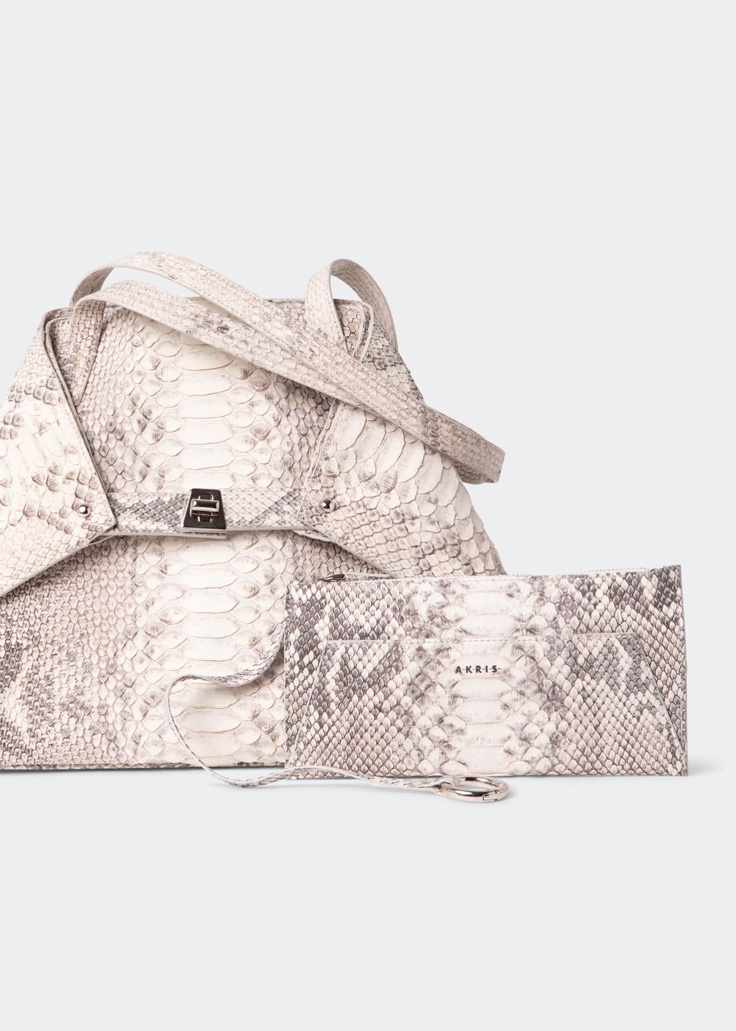 Akris Ai Small Python Convertible Shoulder Bag - Bergdorf Goodman