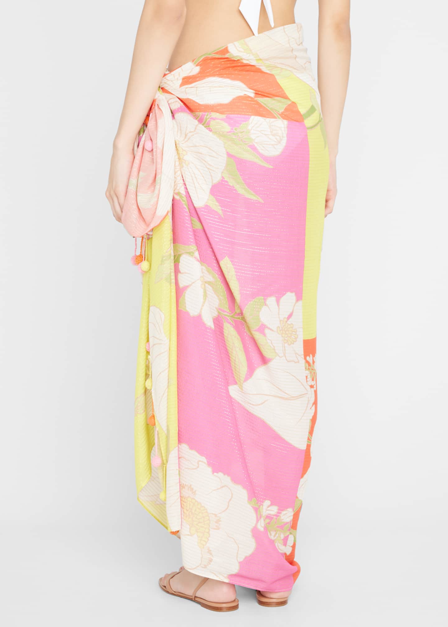 Farm Rio Neon Garden Sarong Coverup - Bergdorf Goodman