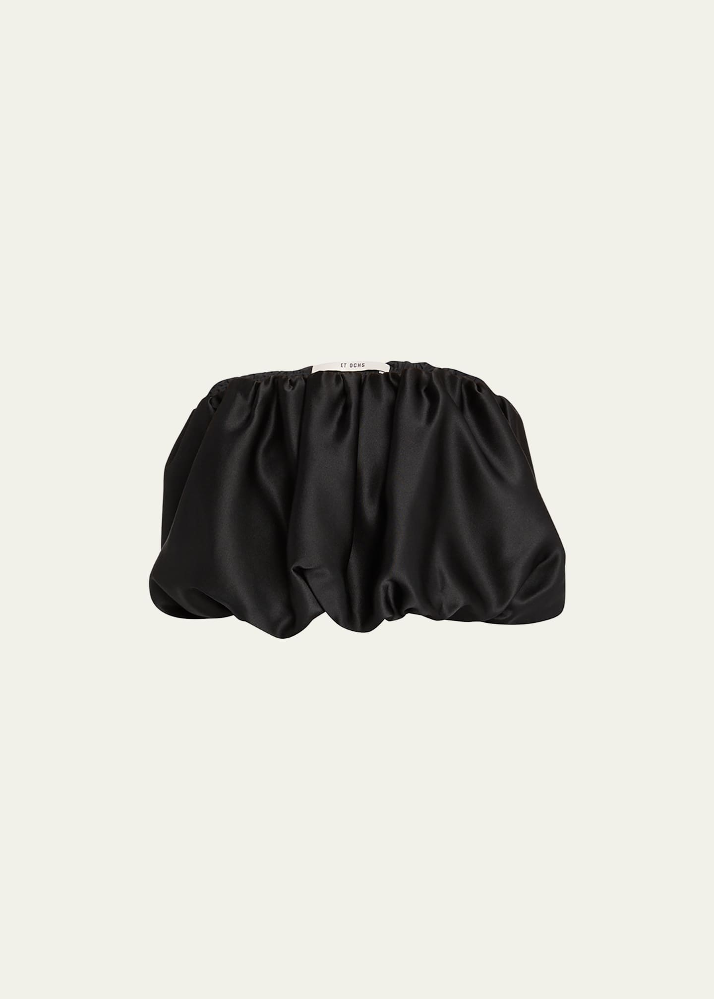 Et Ochs Michelle Strapless Gathered Crop Top - Bergdorf Goodman
