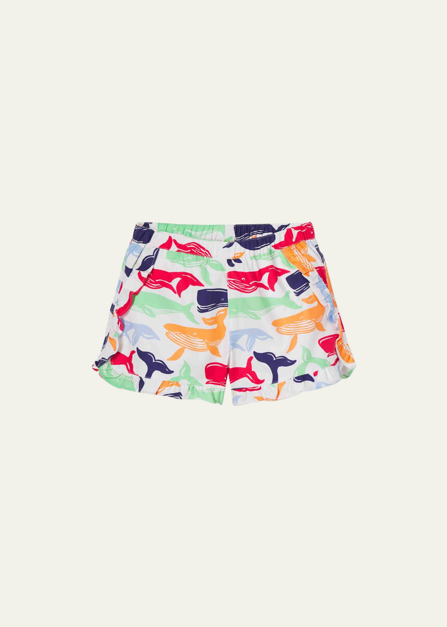Classic Prep Childrenswear Girl's Milly Shorts - Whale Watch Print ...