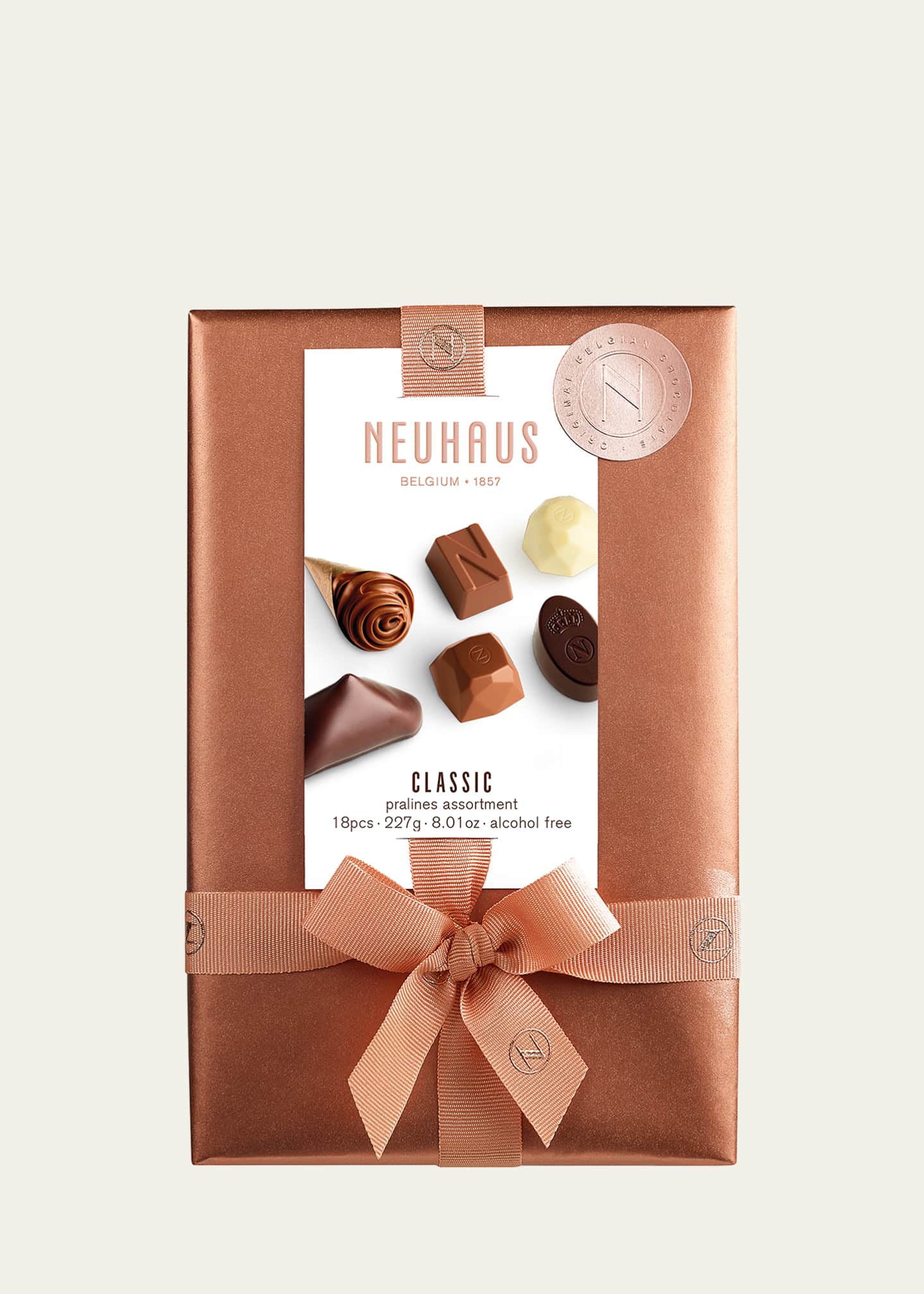 Neuhaus Chocolate Classic Ballotin 18-Piece Chocolate Set, 1/2lb ...