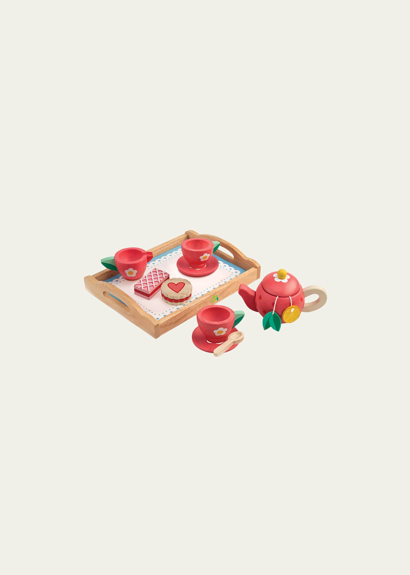 Tender Leaf Toys Kid's Tender Leaf Wooden Tea Tray Set - Bergdorf Goodman