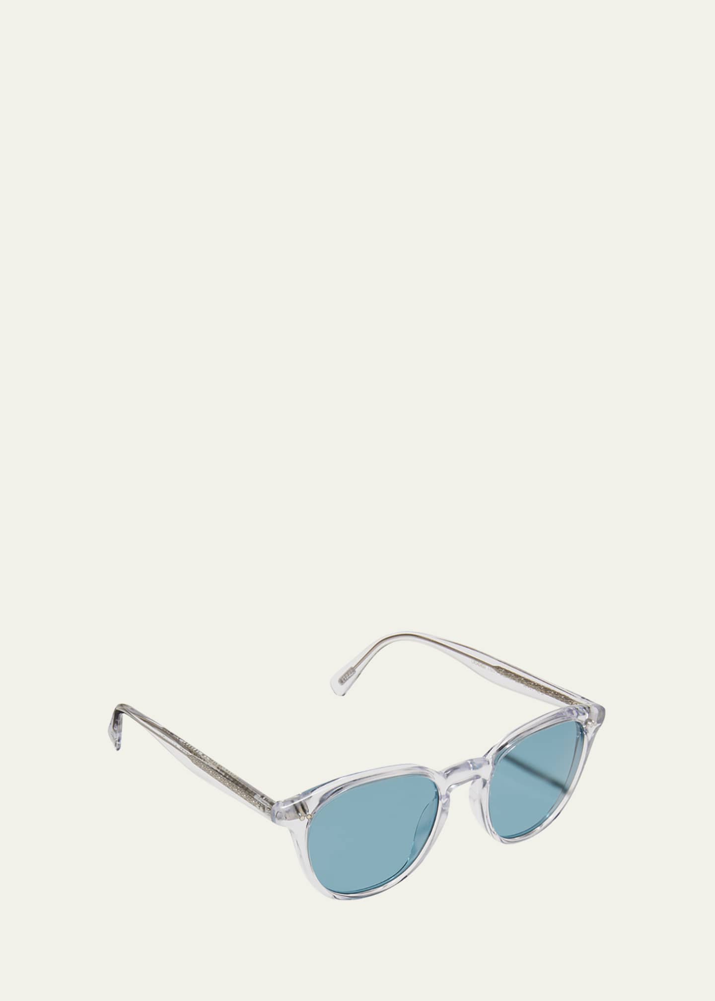 Oliver Peoples Men's Desmon Sun Round Acetate Sunglasses - Bergdorf Goodman